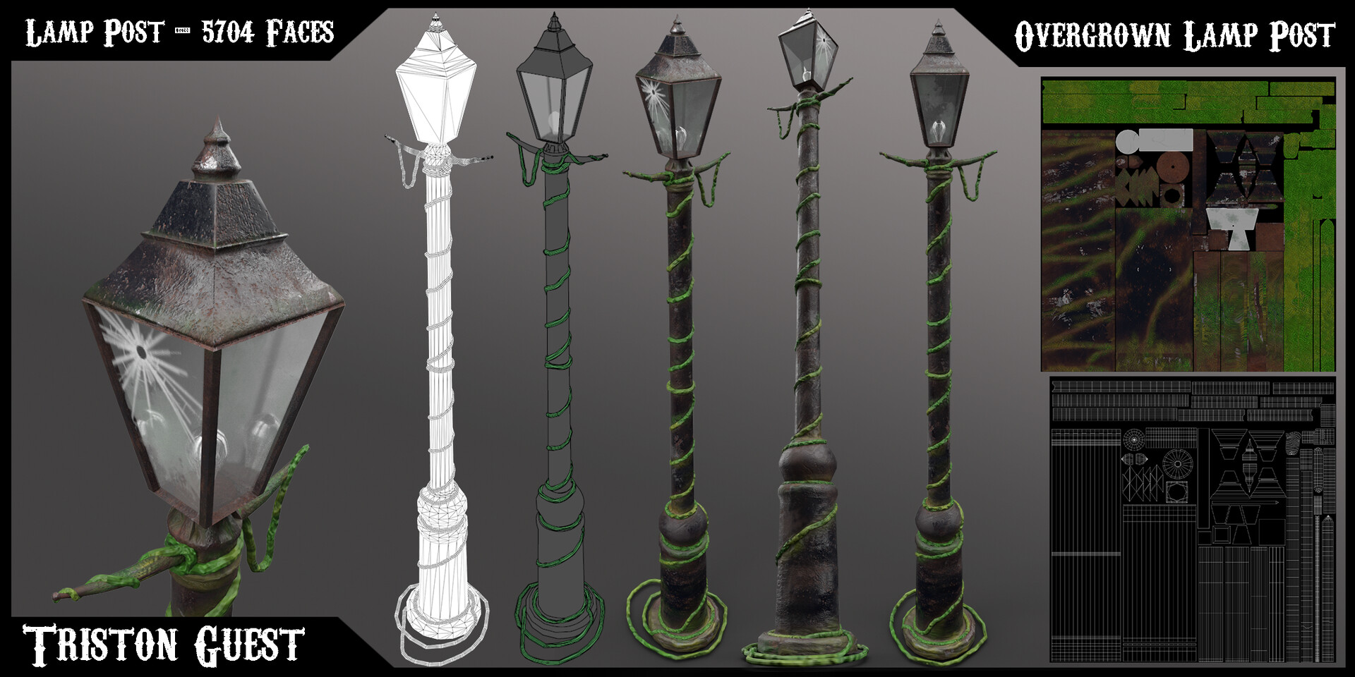 Triston Guest - The Overgrown Carnival - 3D Scene Render