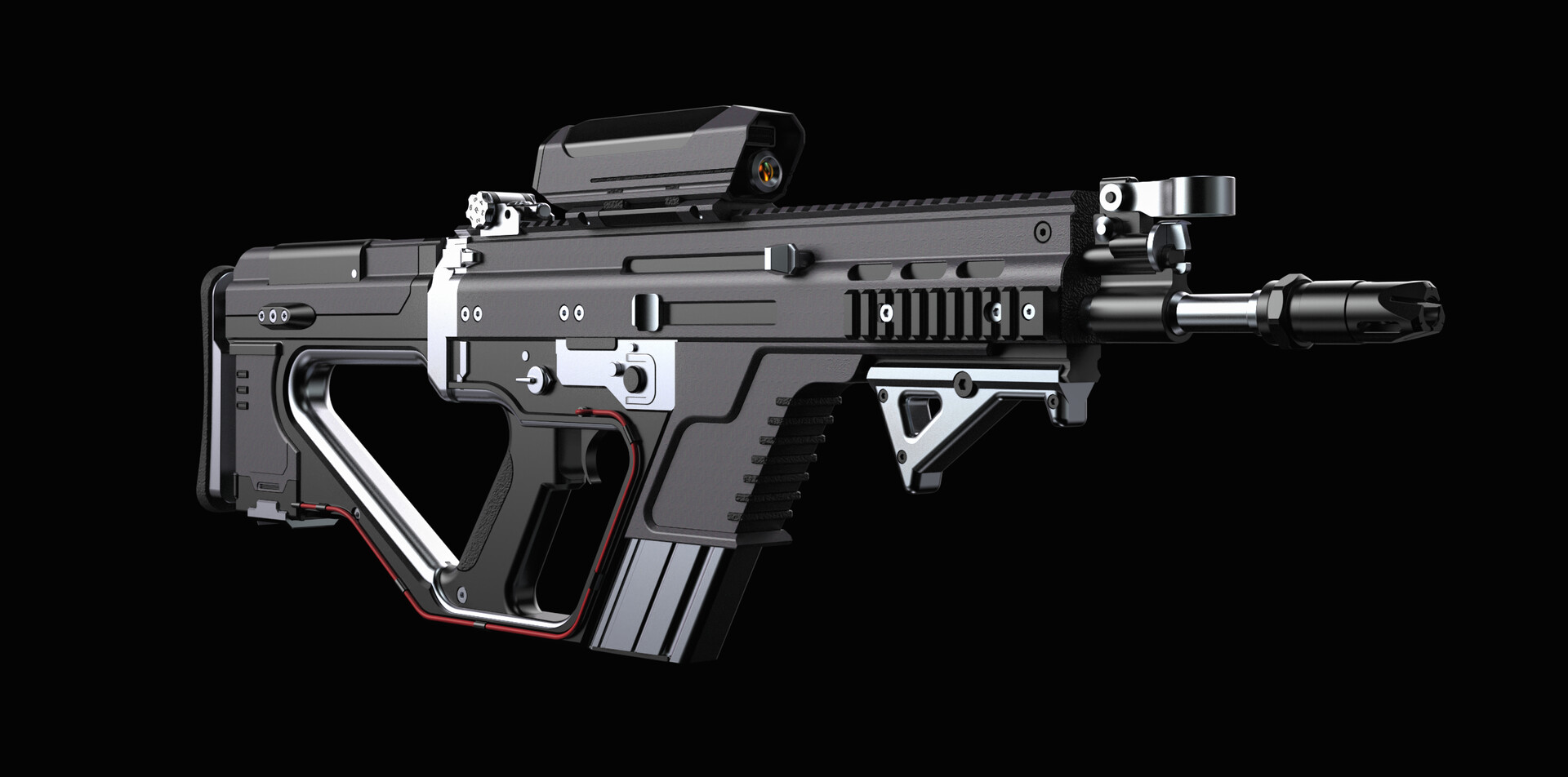 ArtStation - FN Scar-H Redesign