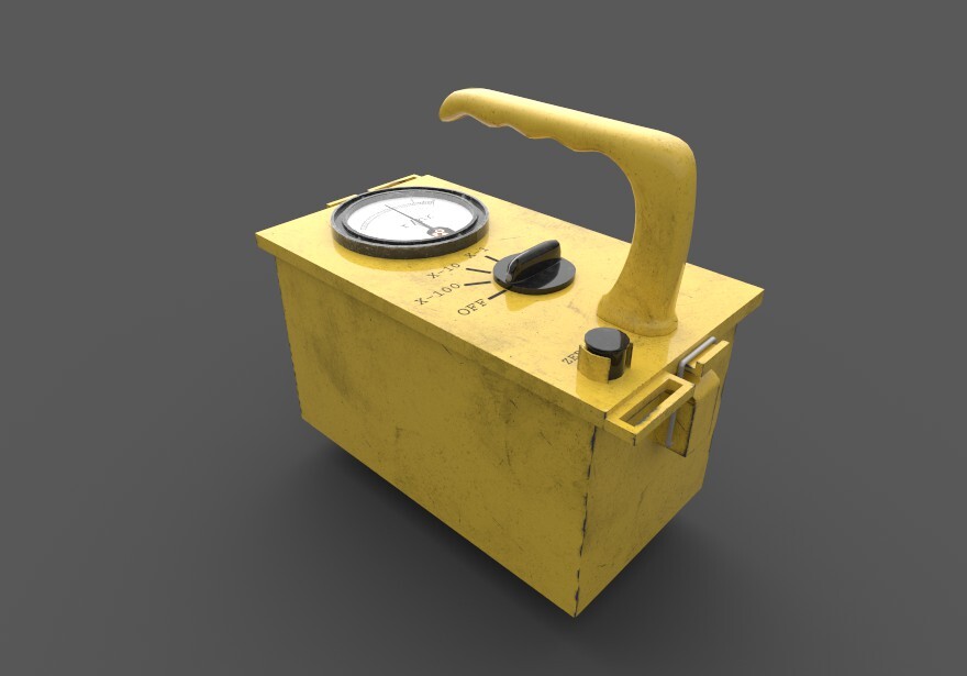 ArtStation - Reactor 4 Geiger Counter