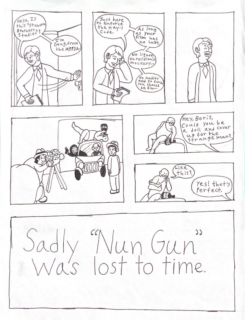 ArtStation - A Short Comic About the Hays Code