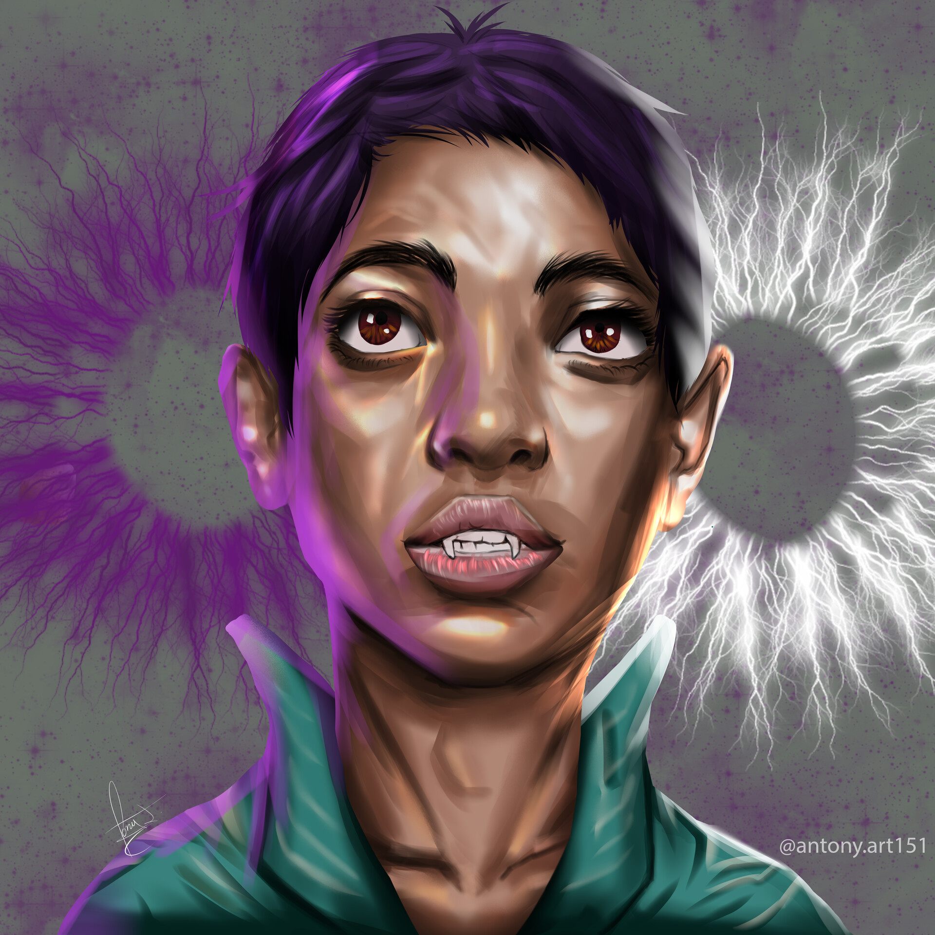 ArtStation - una ilustración con referencia de willow smith