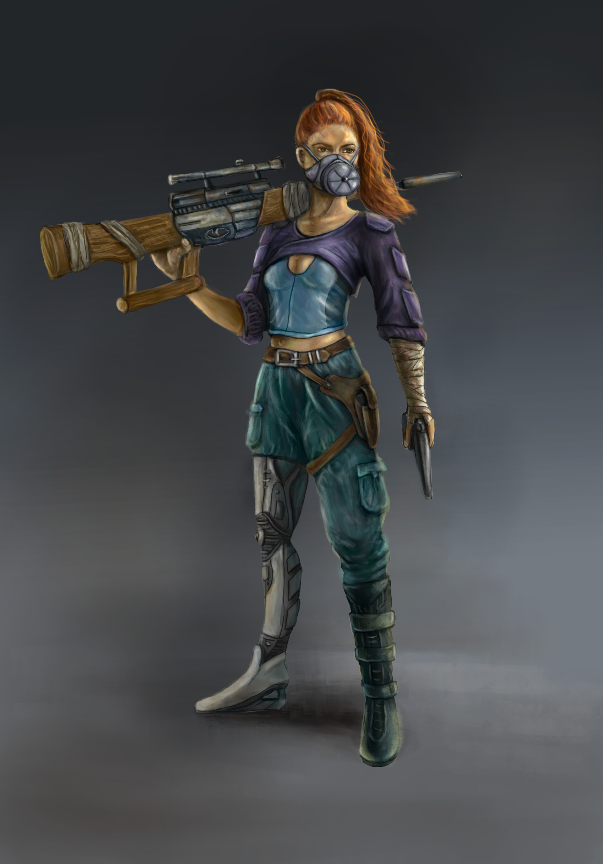 ArtStation - Dystopian Character Concept