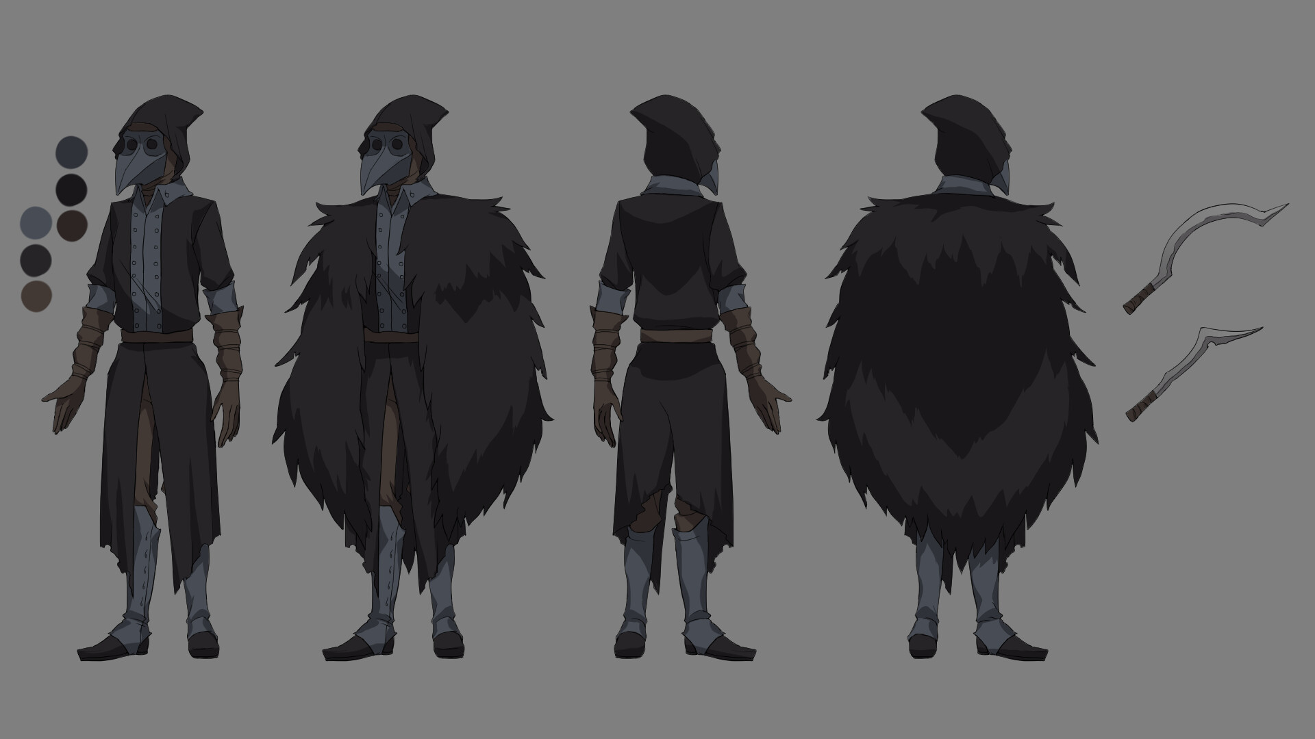 ArtStation - Bloodborne - Eileen the Crow Character Sheet