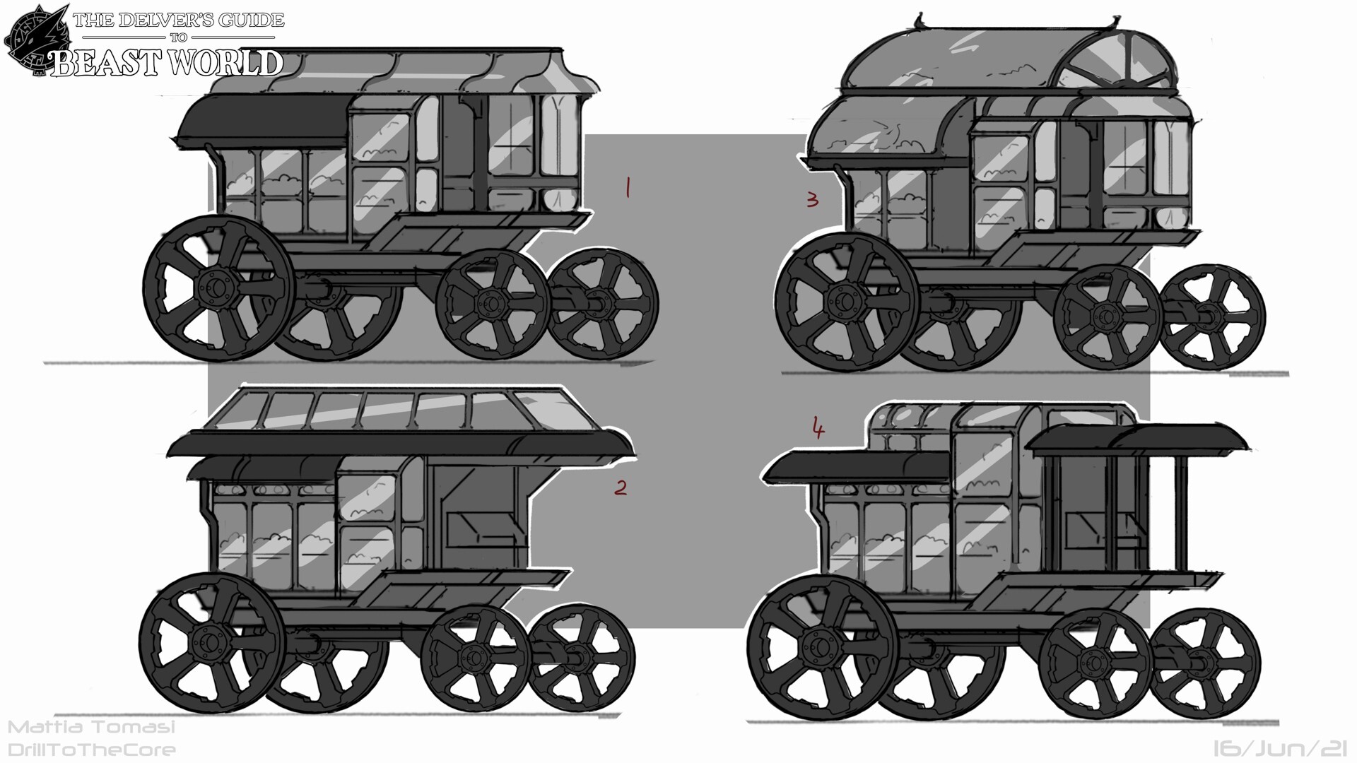 DrillToTheCore - Client work: The Delver's Guide to Beast World - Wagon ...