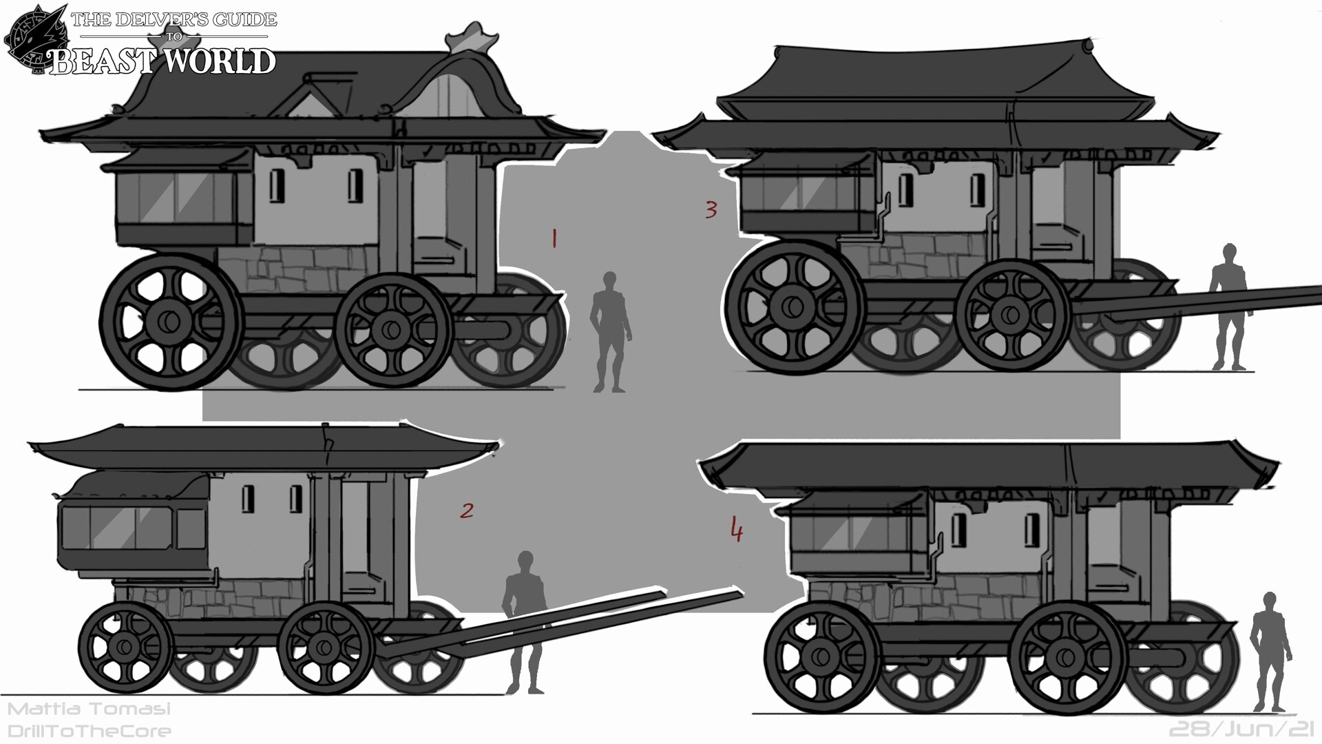 DrillToTheCore - Client work: The Delver's Guide to Beast World - Wagon ...