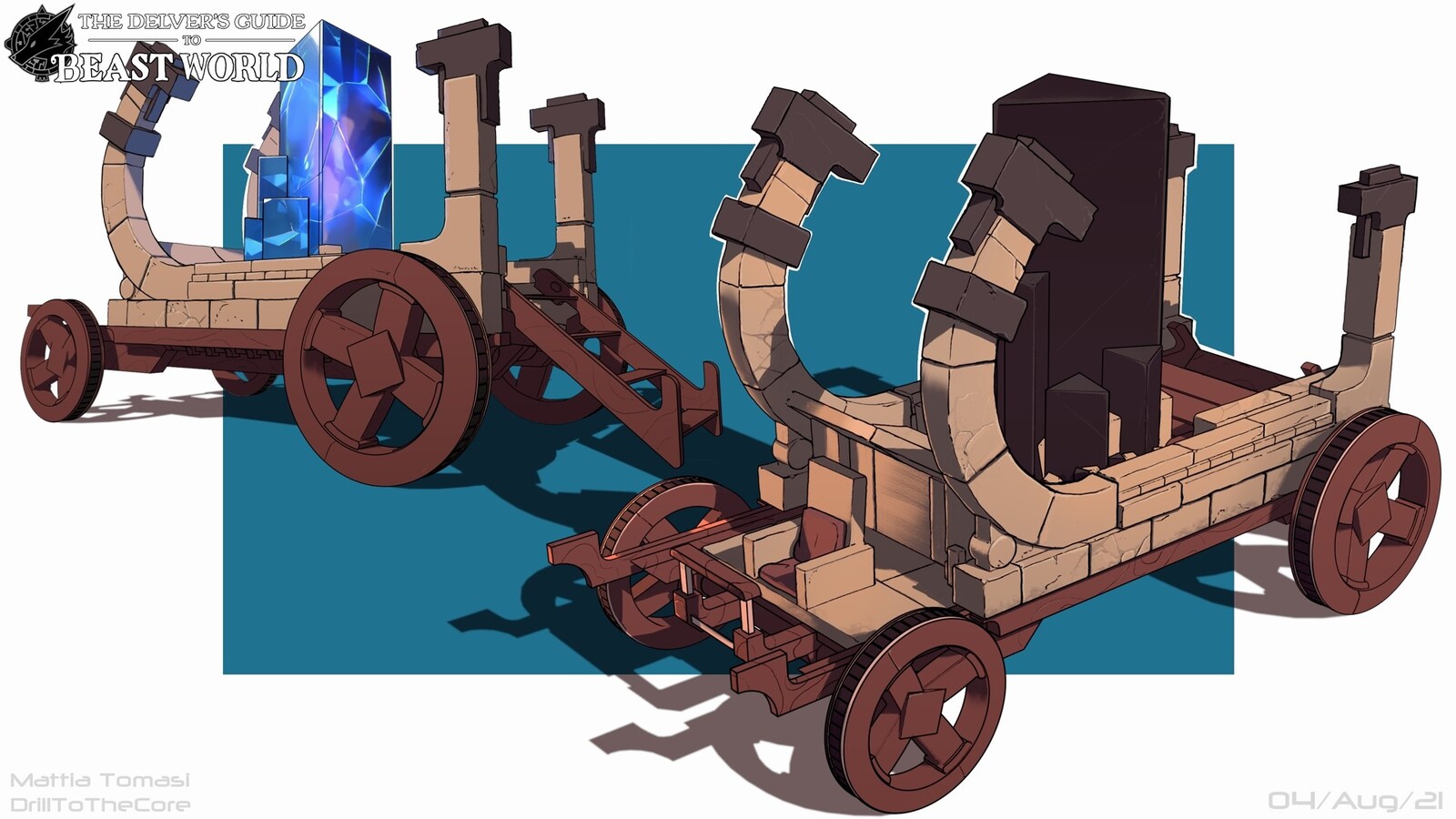 DrillToTheCore - Client work: The Delver's Guide to Beast World - Wagon ...