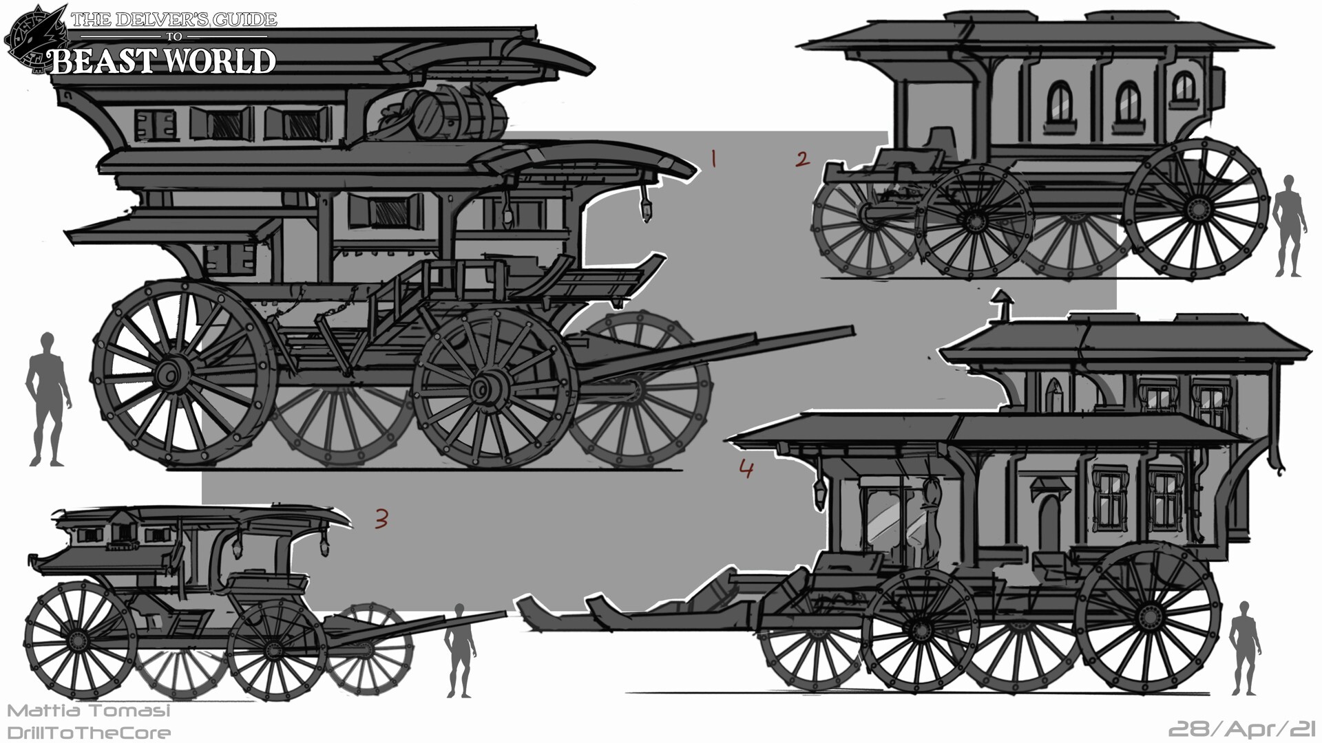 DrillToTheCore - Client work: The Delver's Guide to Beast World - Wagon ...