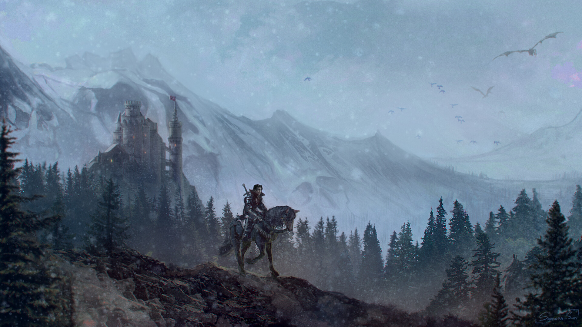 ArtStation - Mountainside Path