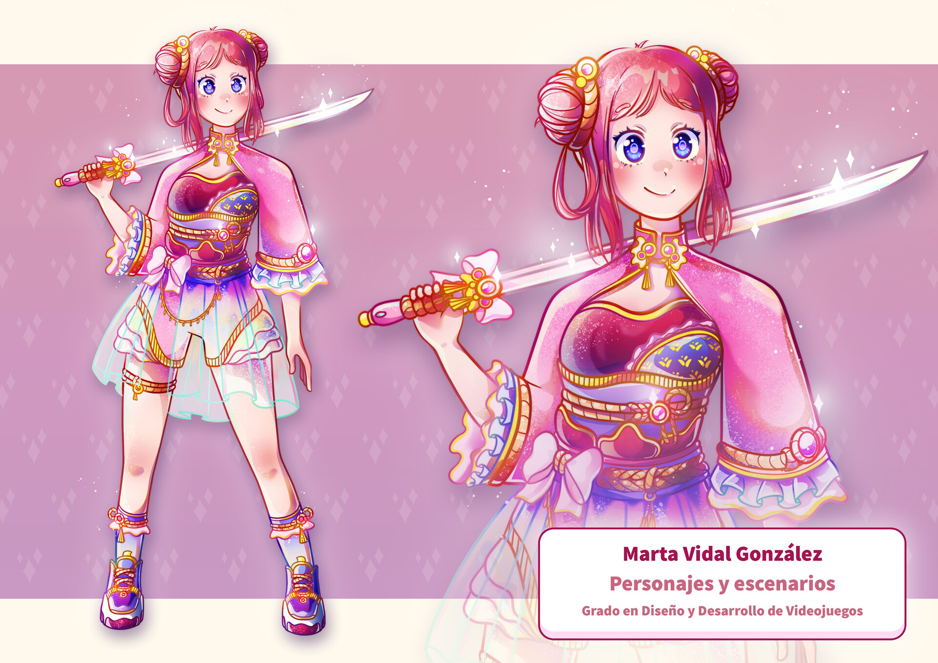 ArtStation - Magical Girl - Character design