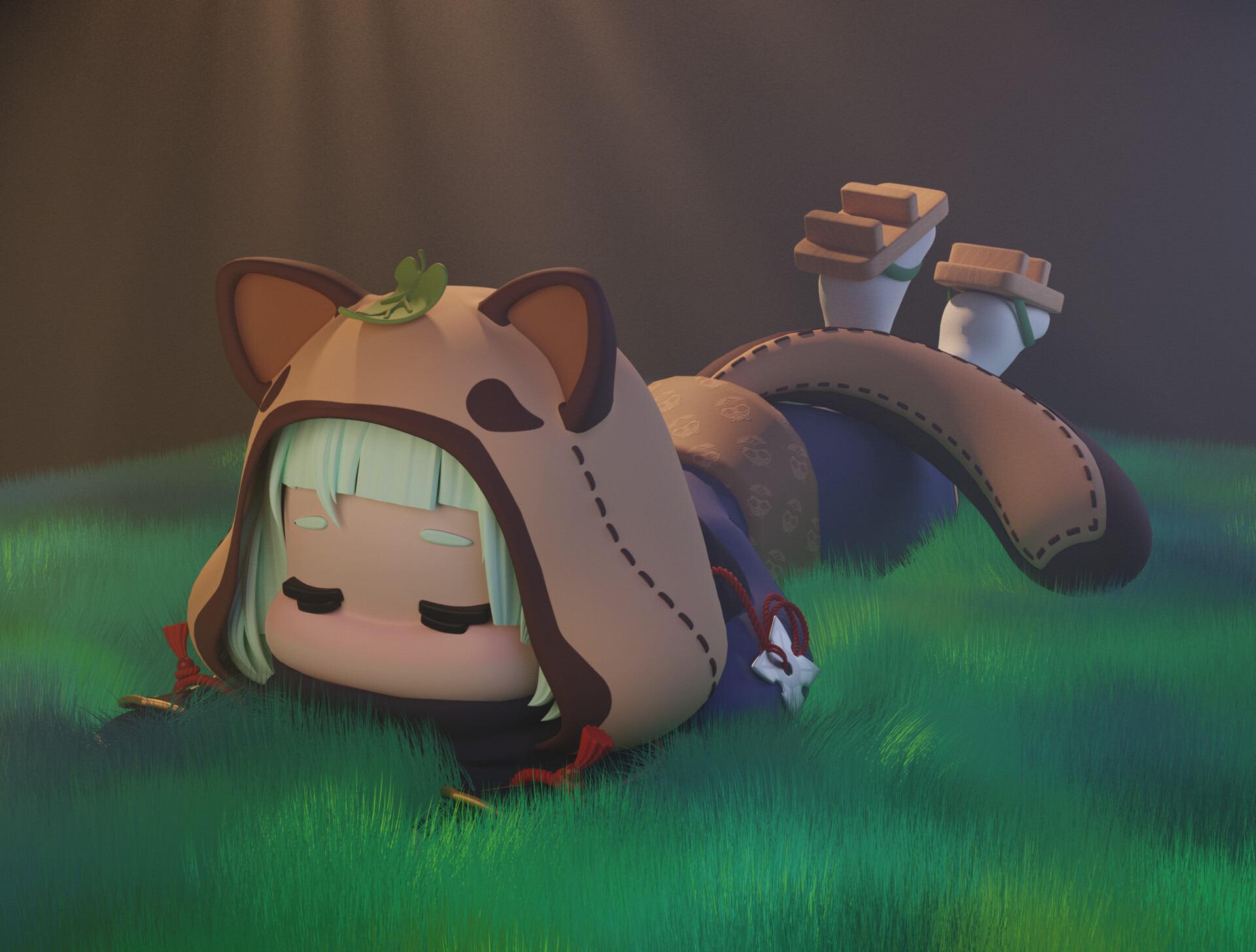 ArtStation - Sayu from Genshin Impact Fanart