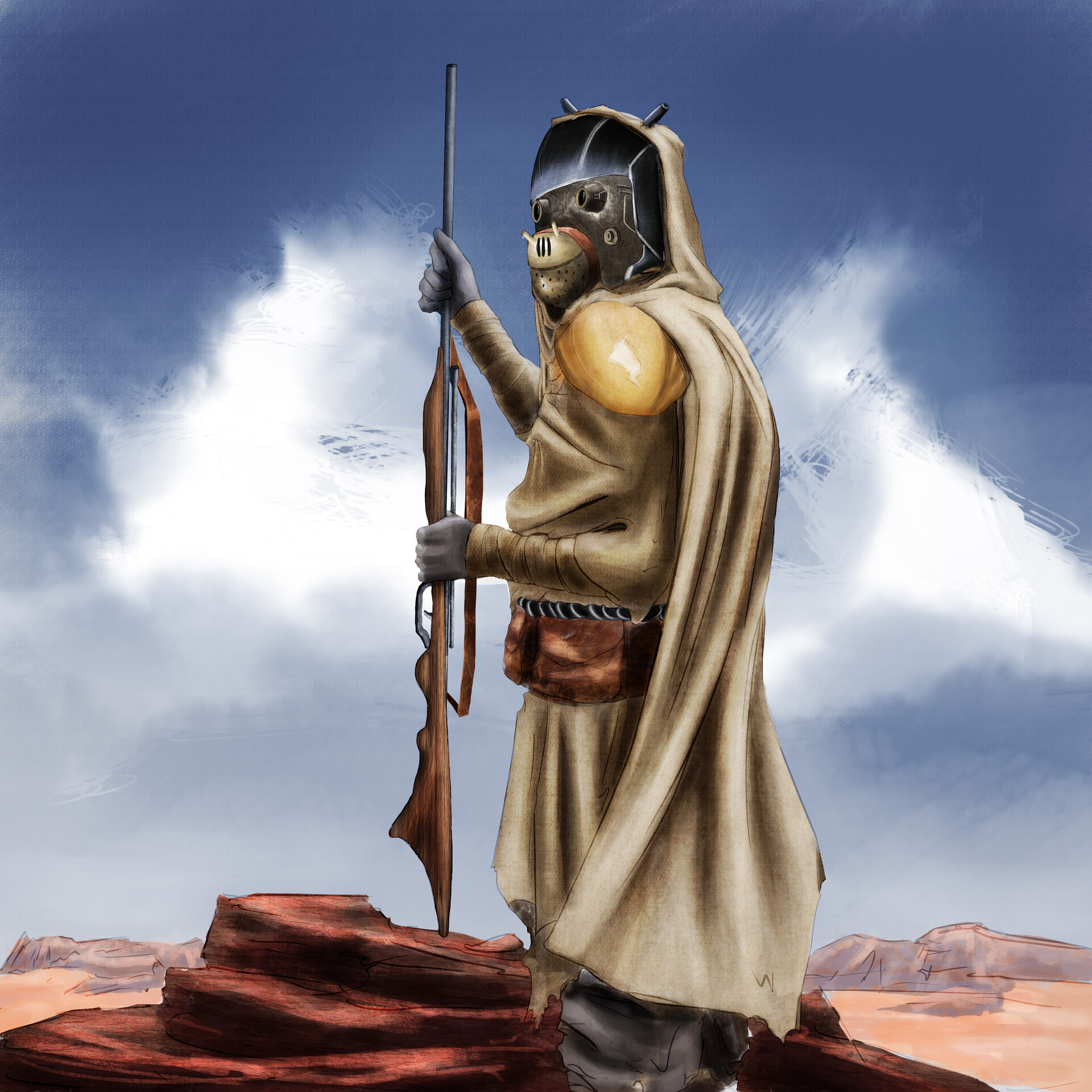 ArtStation - Tuskan Raider - Concept Art/Study/Interpretation