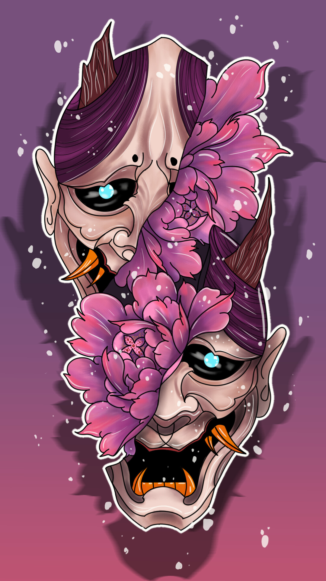 ArtStation - Mask flowers