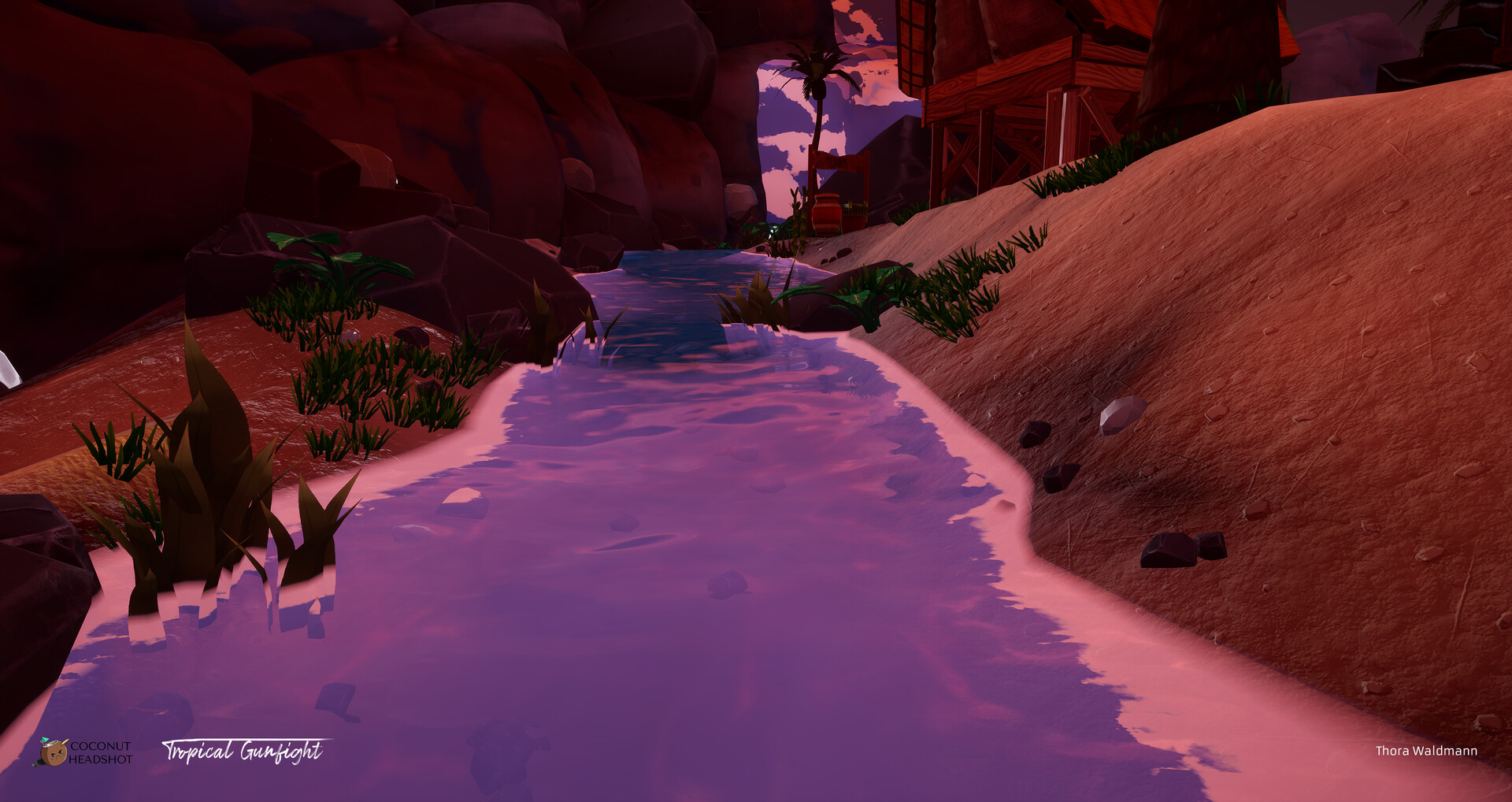 ArtStation - Tropical Gunfight - River Water Shader