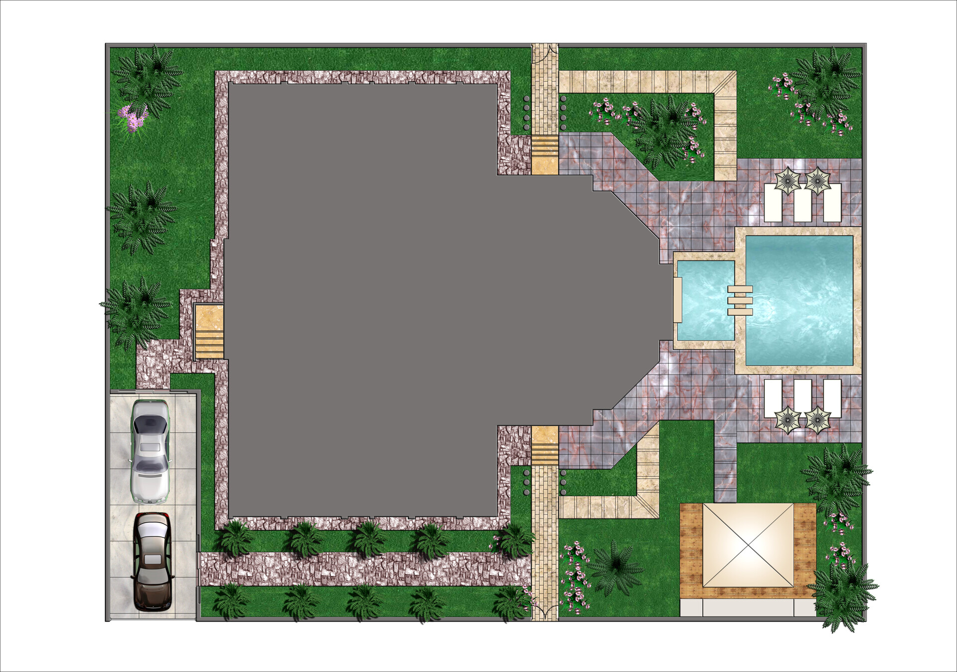 CG Artist and Fashion Creator - 2D Floor Plan Rendering Services With ...