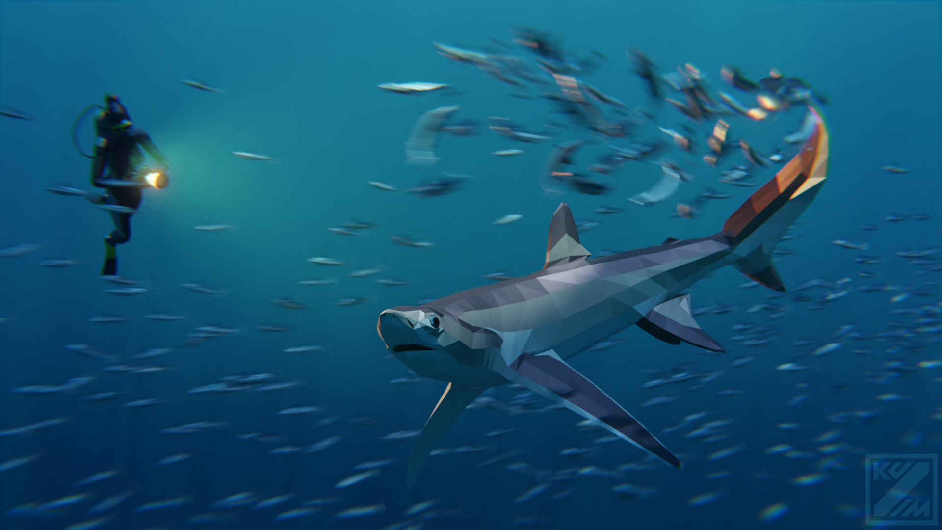 ArtStation - Shark Week 2021 renders