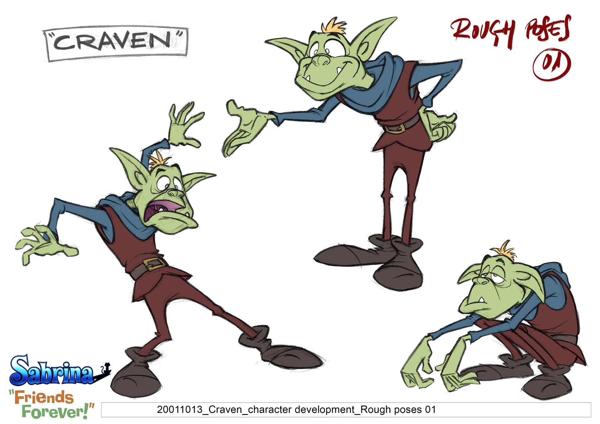 ArtStation - "Craven" Character development (for DIC Entertainment)