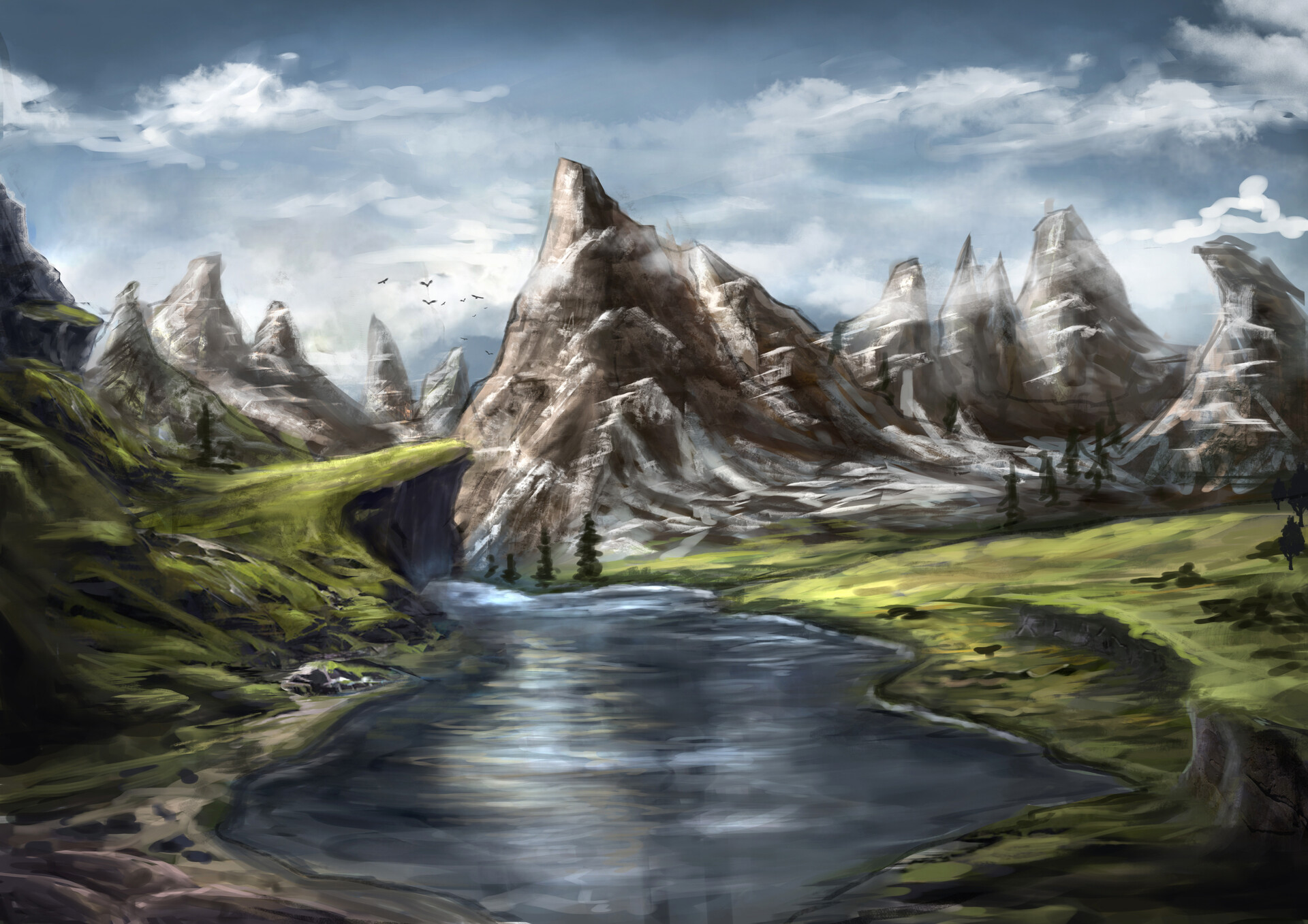 ArtStation - Environment landscape