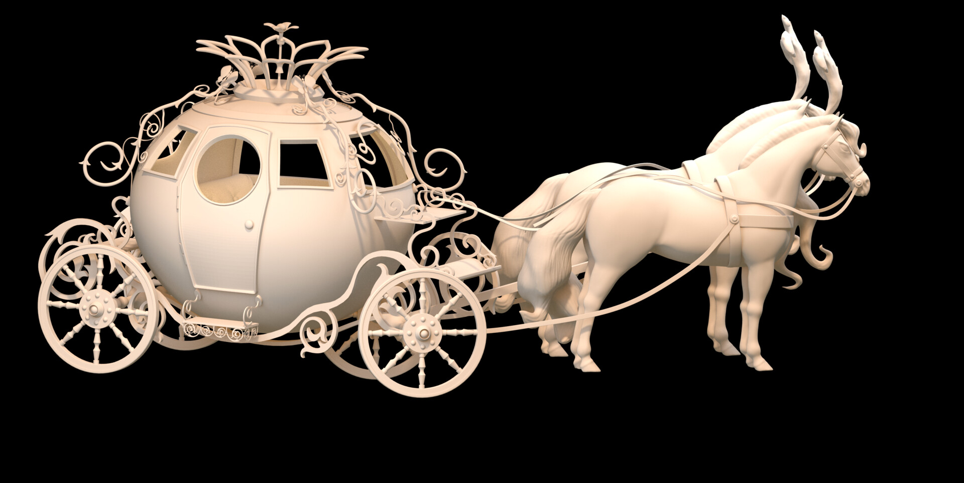 ArtStation - stylized carriage