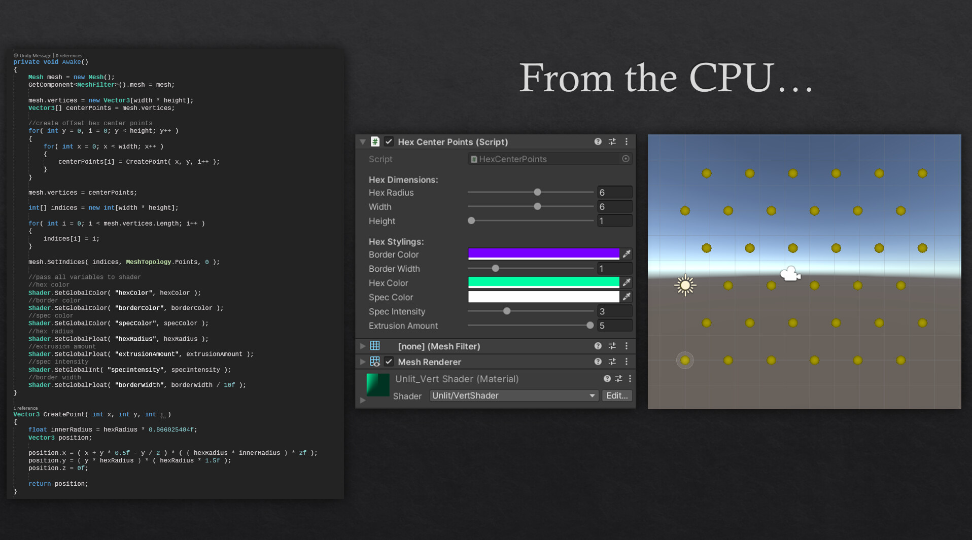 Alexandra Harvey - Hex Wall (WIP)
