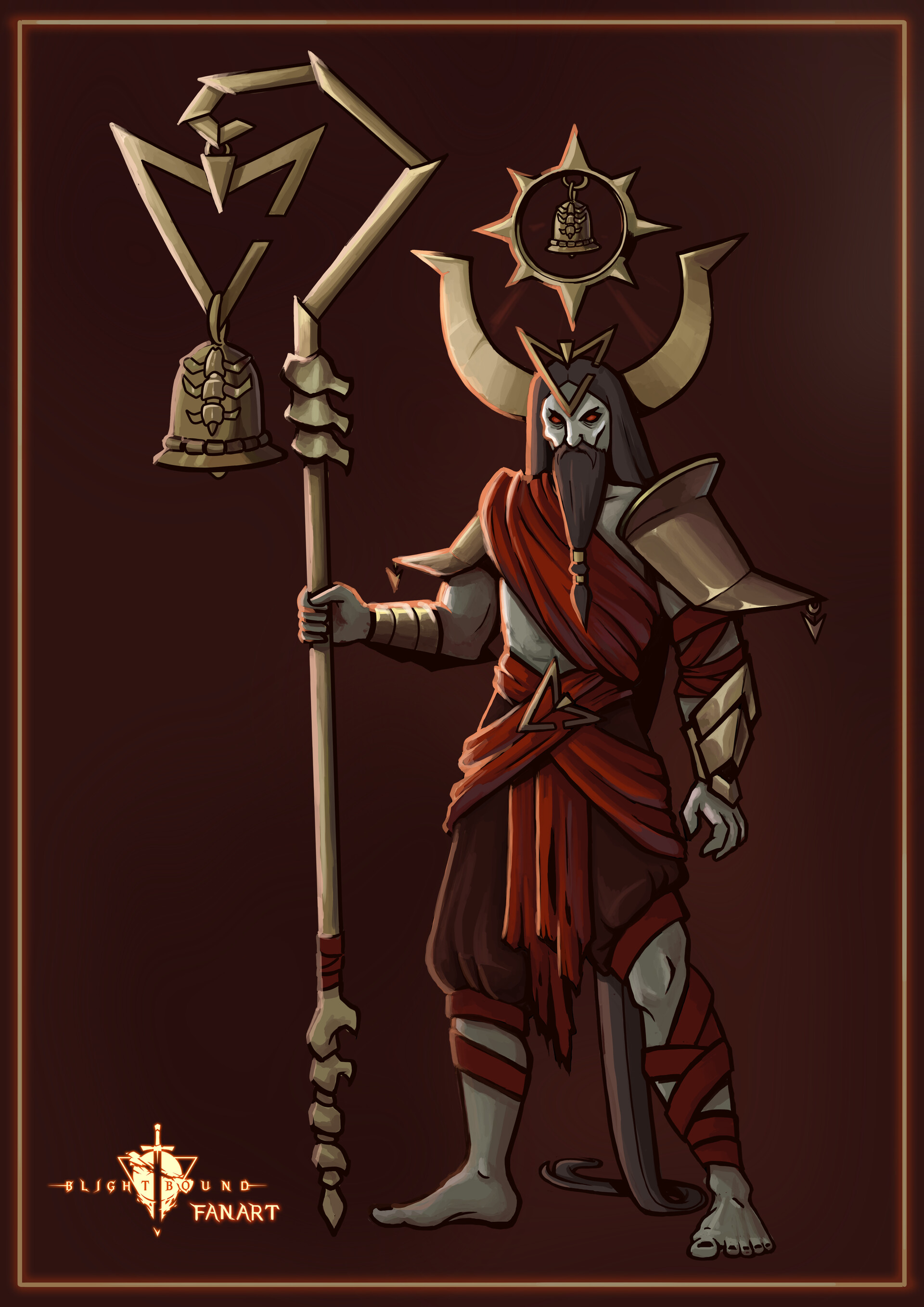 Maureen Prost - Blightbound Fanart - Writhing Guard