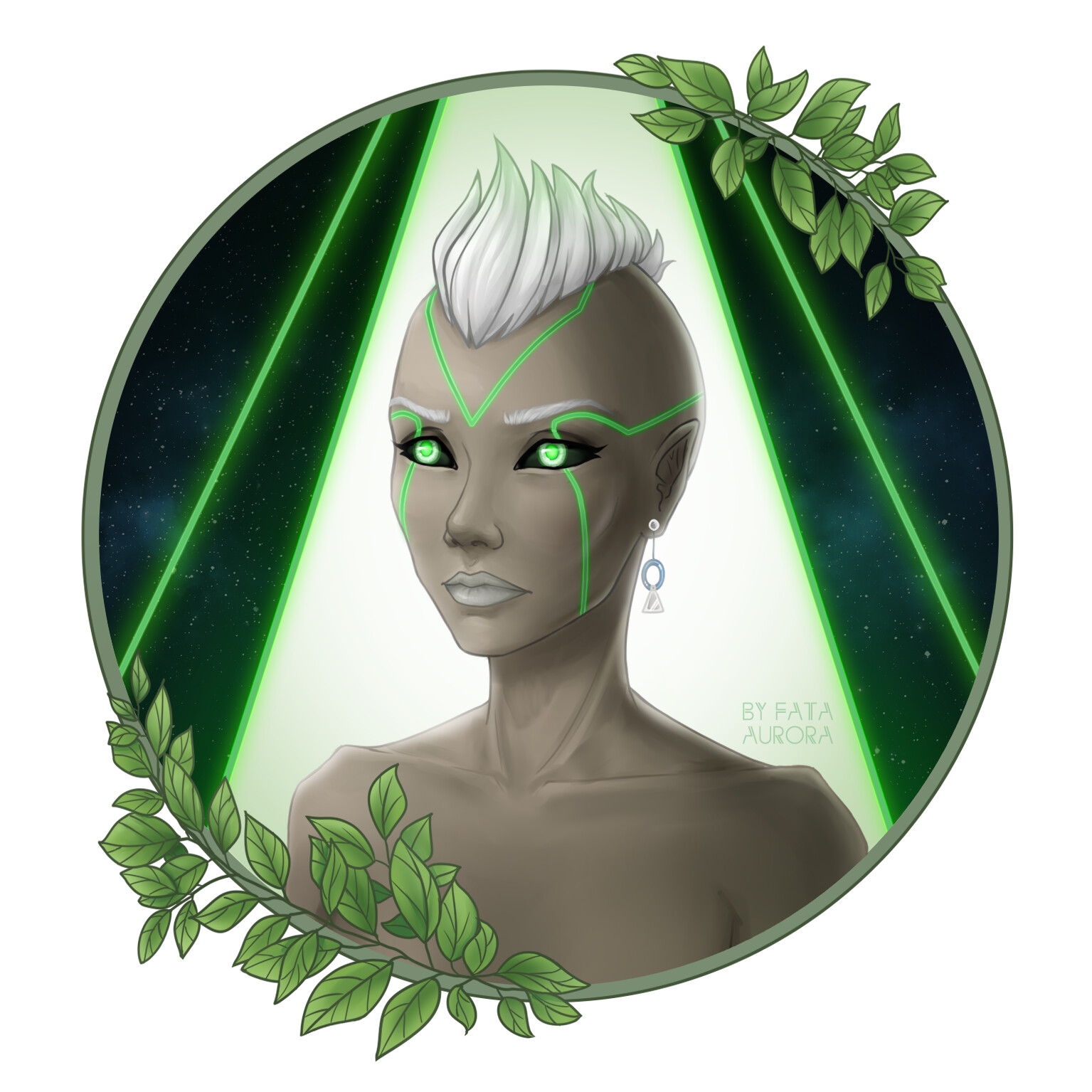 ArtStation - Alien girl [2020]