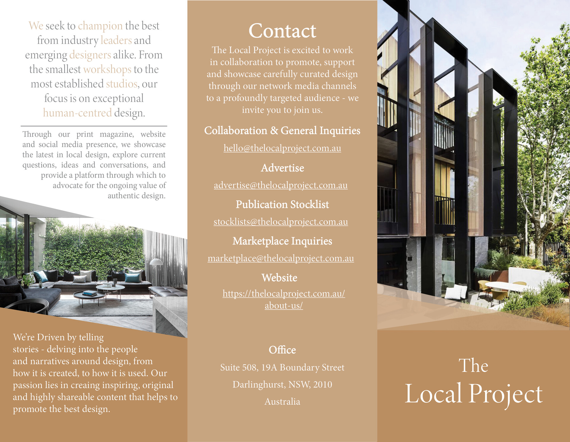 ArtStation - Brochure Design Assignment 1