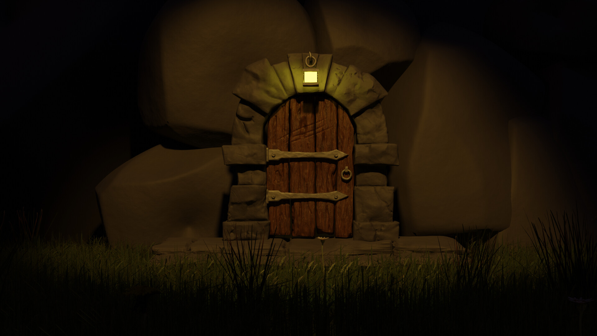 ArtStation - Blender Dungeon Door