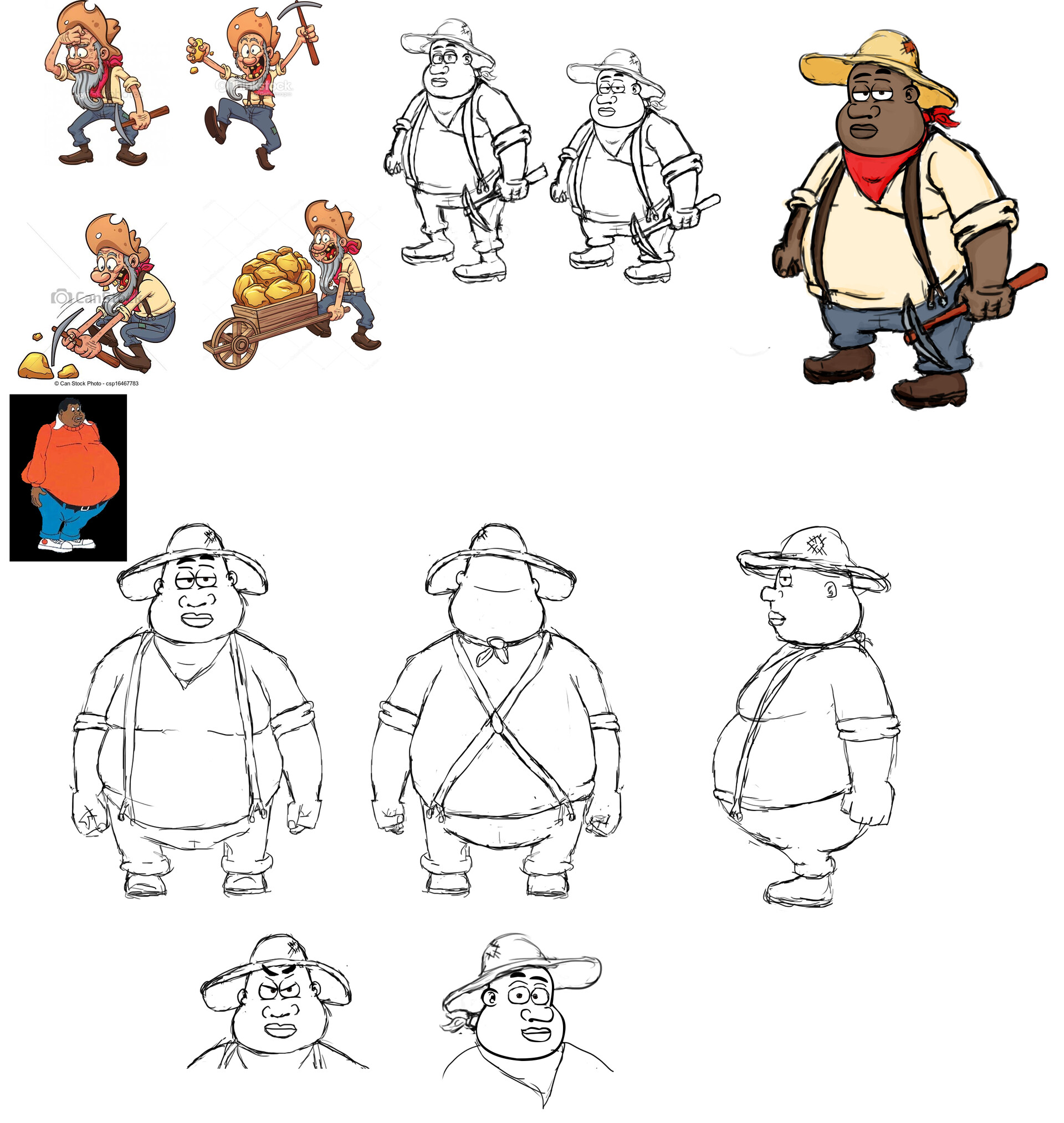 ArtStation - Several Small Character Designs Practices