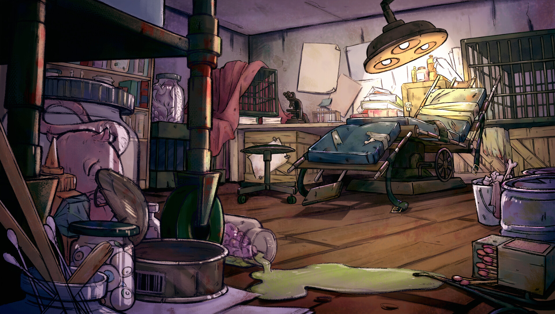 ArtStation - The Island of Dr.Moreau - Lab