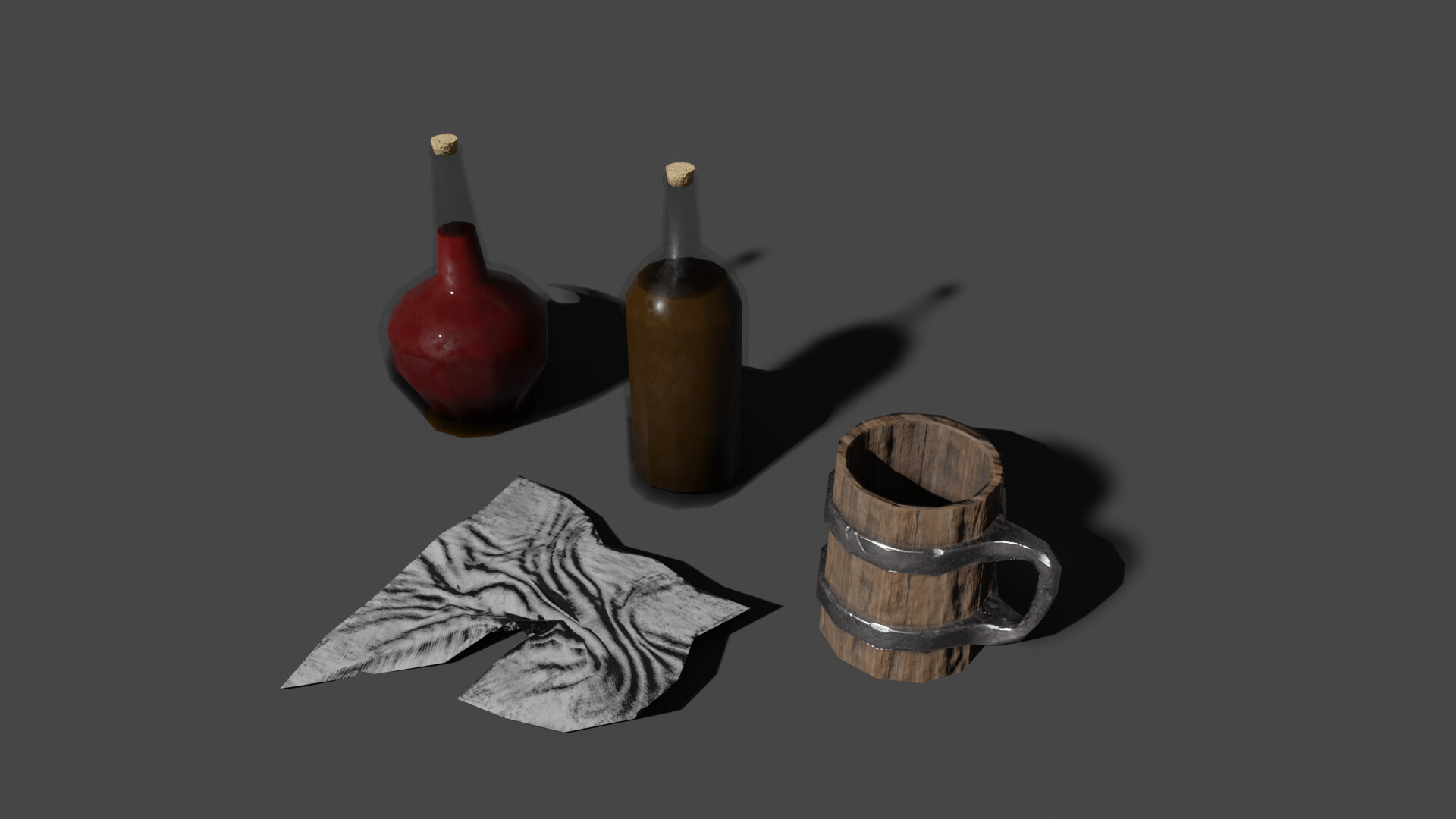 ArtStation - Tavern bar props