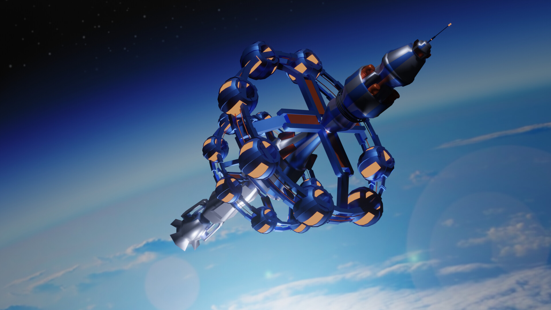 ArtStation - Russian Wheel Satellite