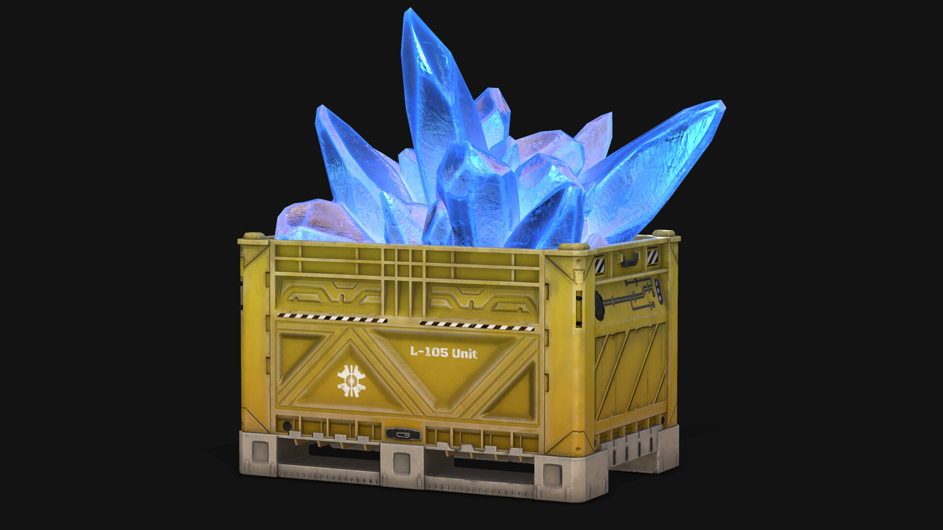 ArtStation - Box palette with Crystal Minerals