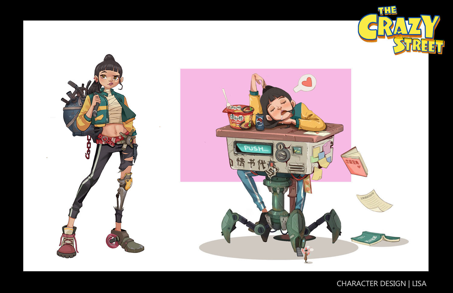 ArtStation - Personal Work : The Crazy Street