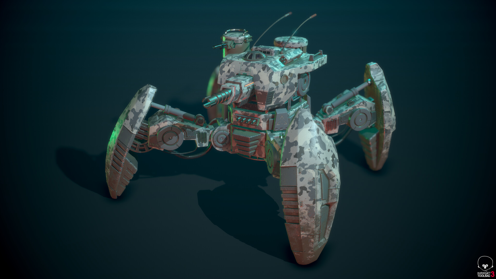 ArtStation - Spider Tank