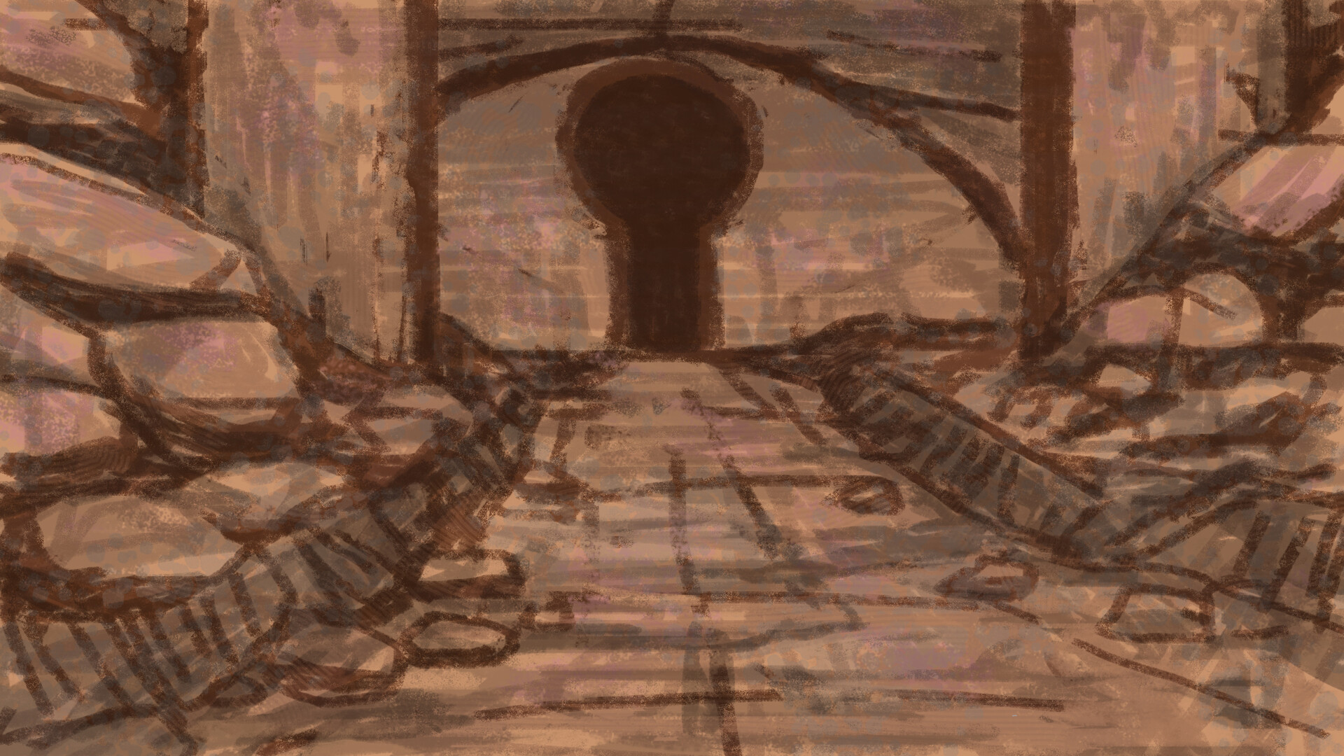 ArtStation - Cave Ruin Doorway Concept
