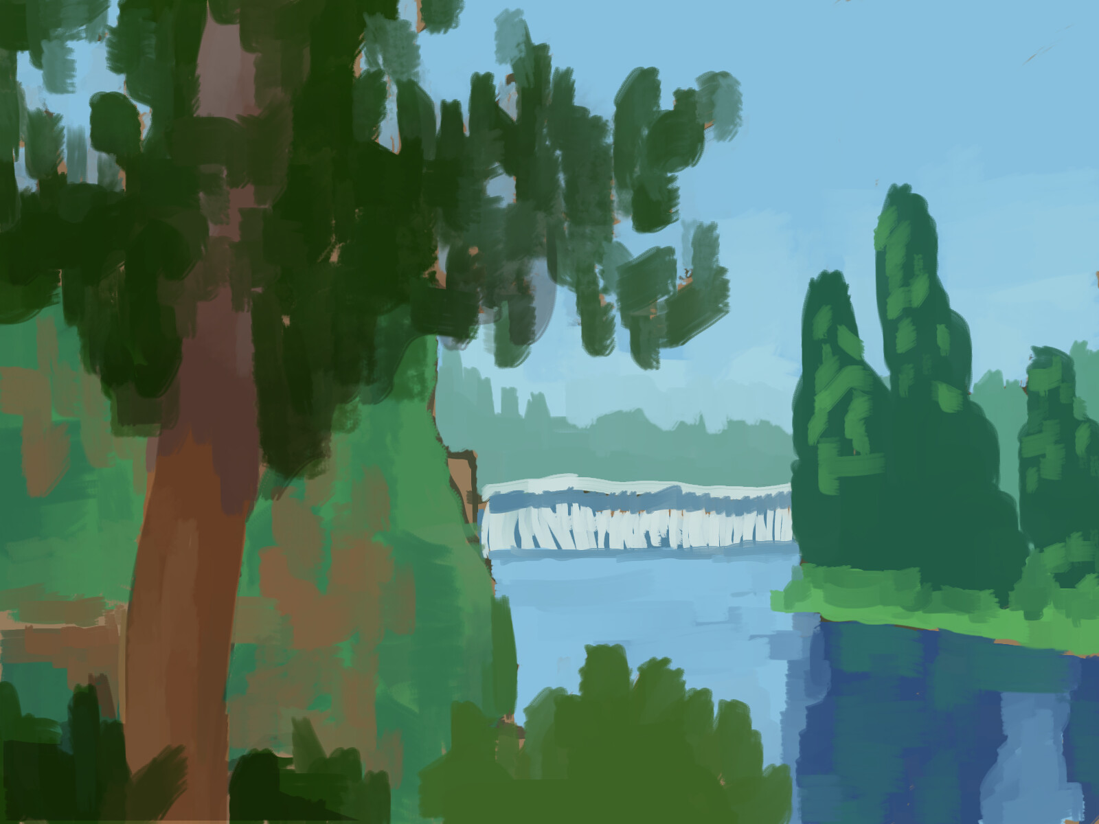 ArtStation - River Color Study