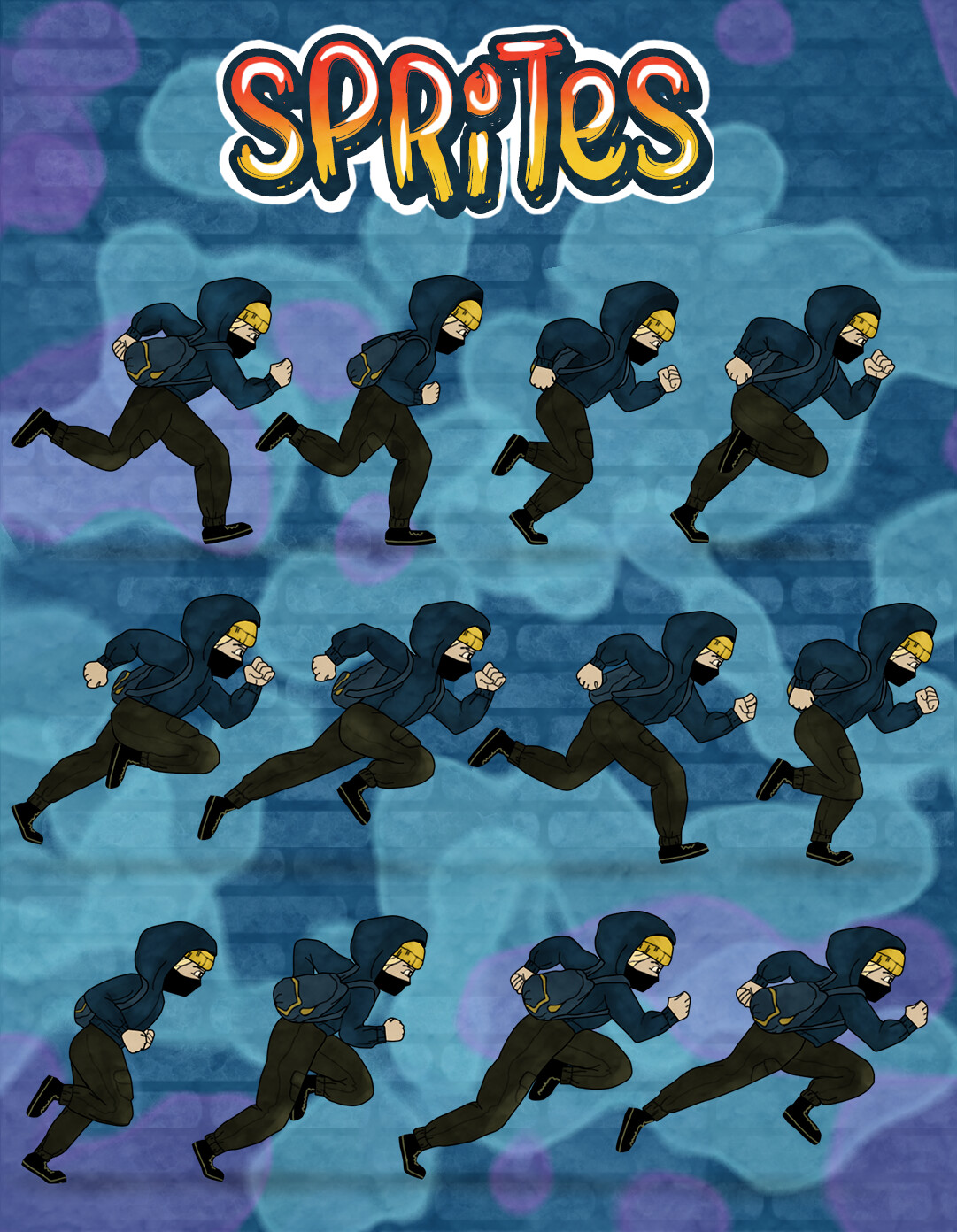 ArtStation - Sprites for runner game