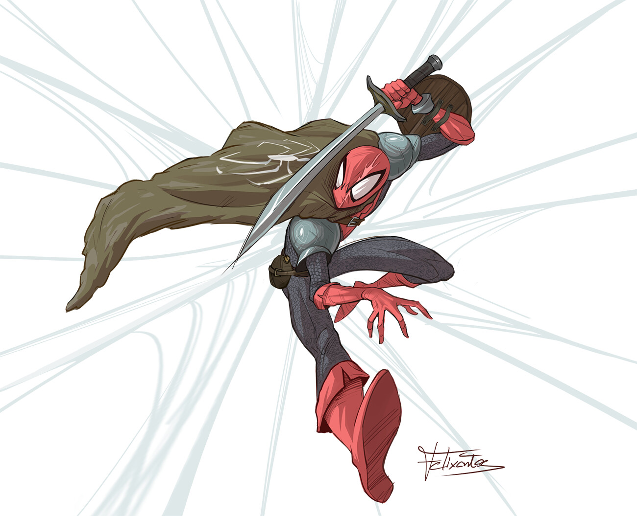 ArtStation - Medieval Spiderman