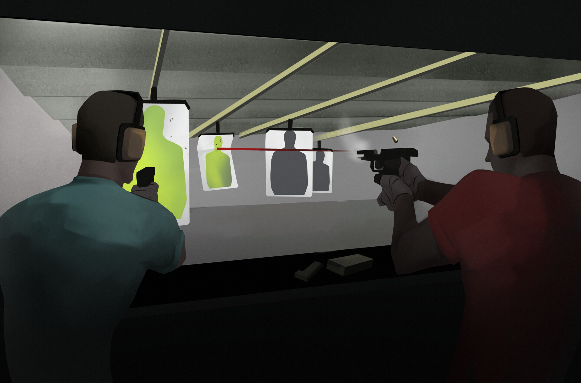 ArtStation - shooting range