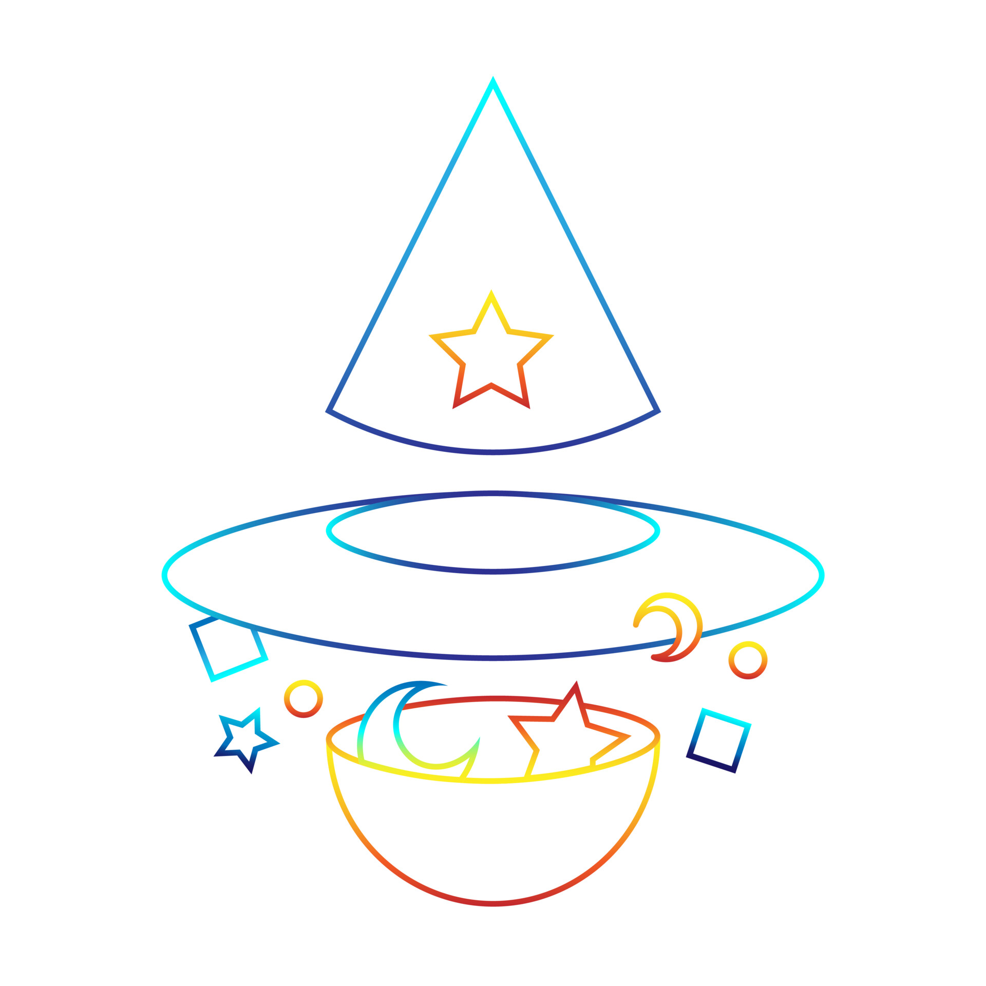 ArtStation - Rainbow Wizard Lines