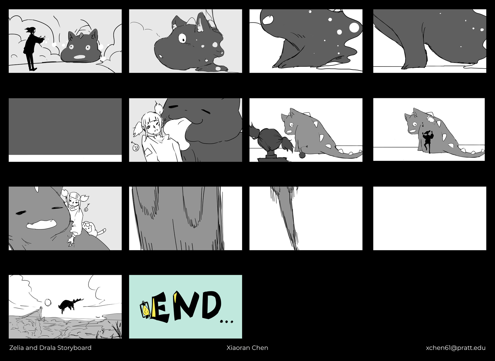 ArtStation - Zelia and the Drala storyboard 5