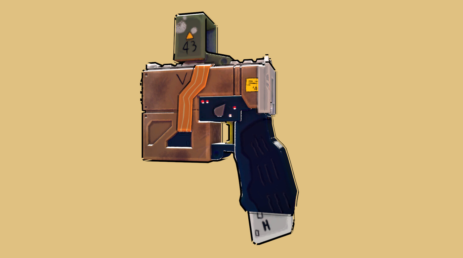 ArtStation - Stylized gun model
