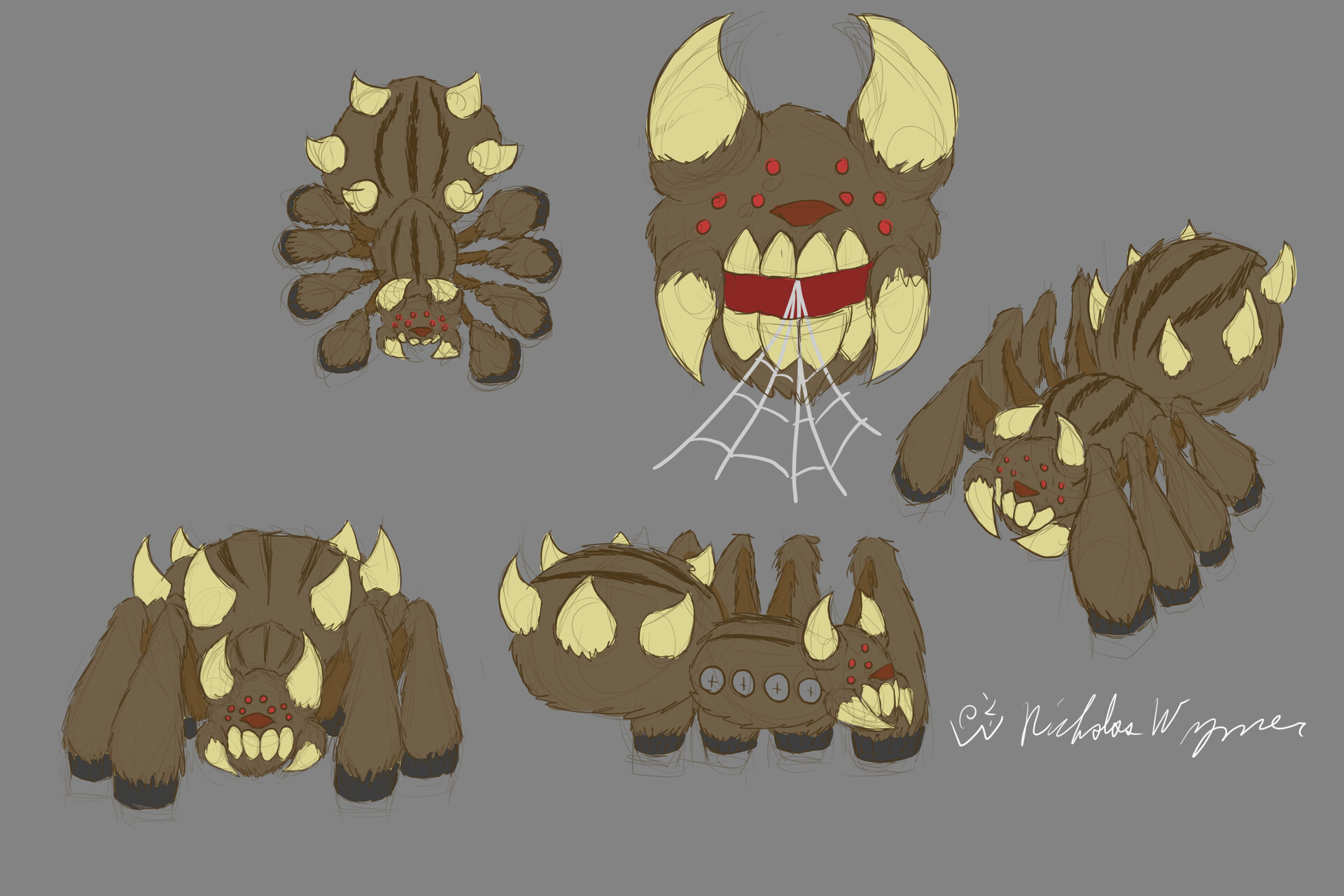 ArtStation - Ushi Oni Concept Art