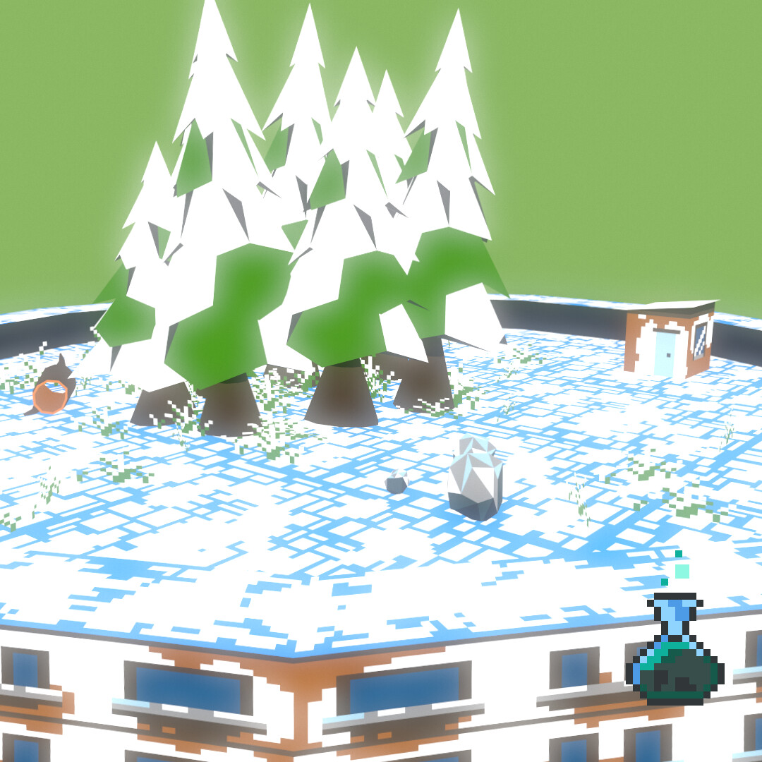 ArtStation - Late august tree