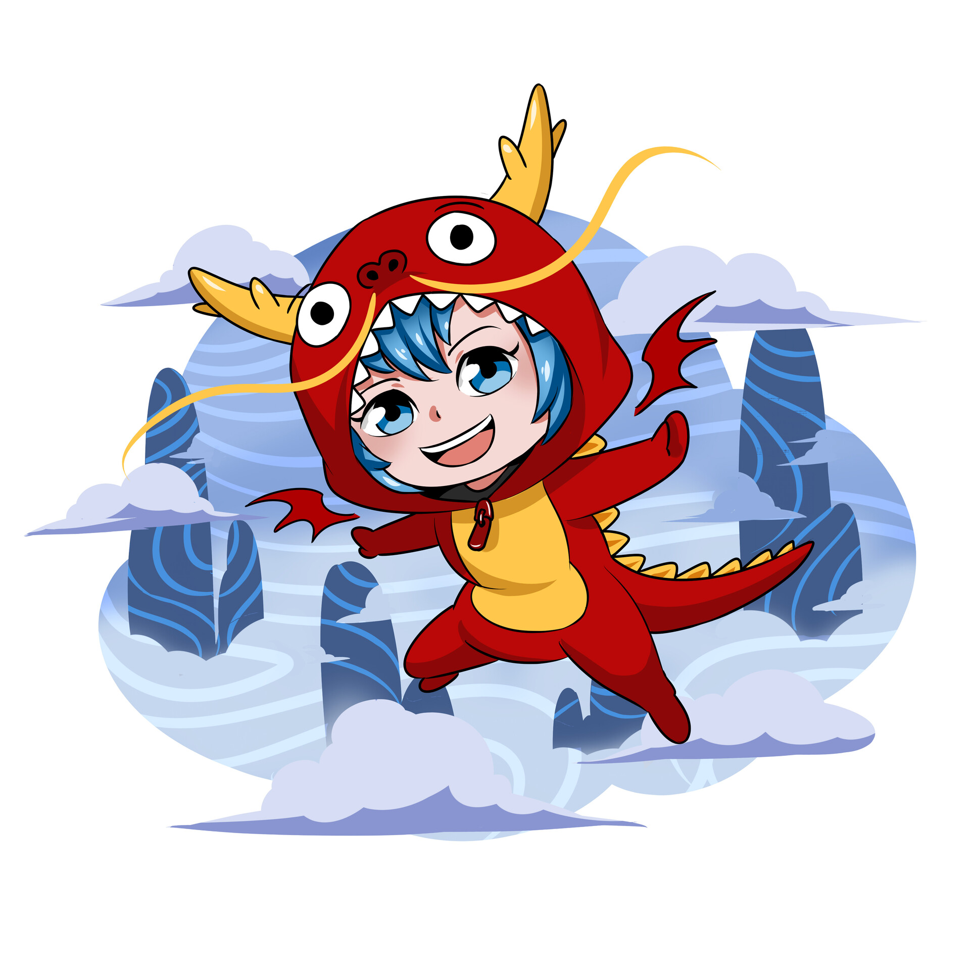 ArtStation - Chibi dragon