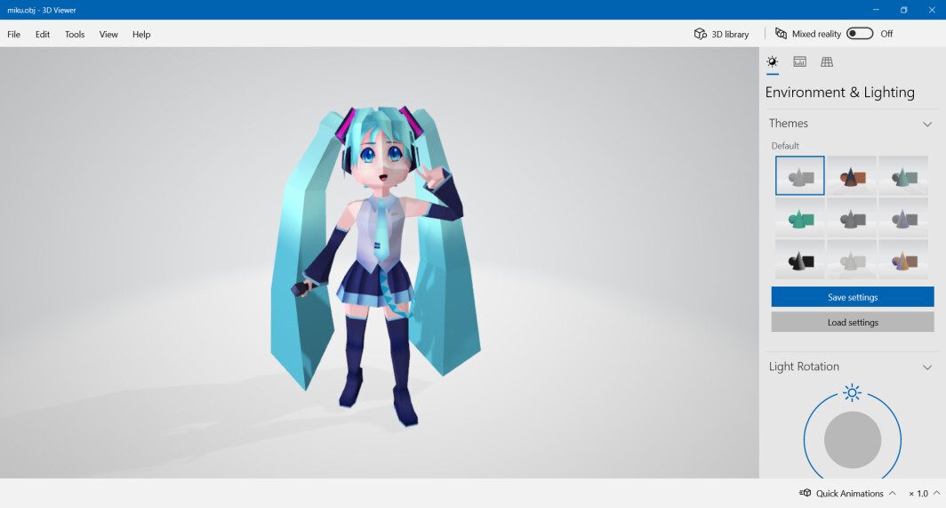 ArtStation - Hatsune Miku low poly 3D model