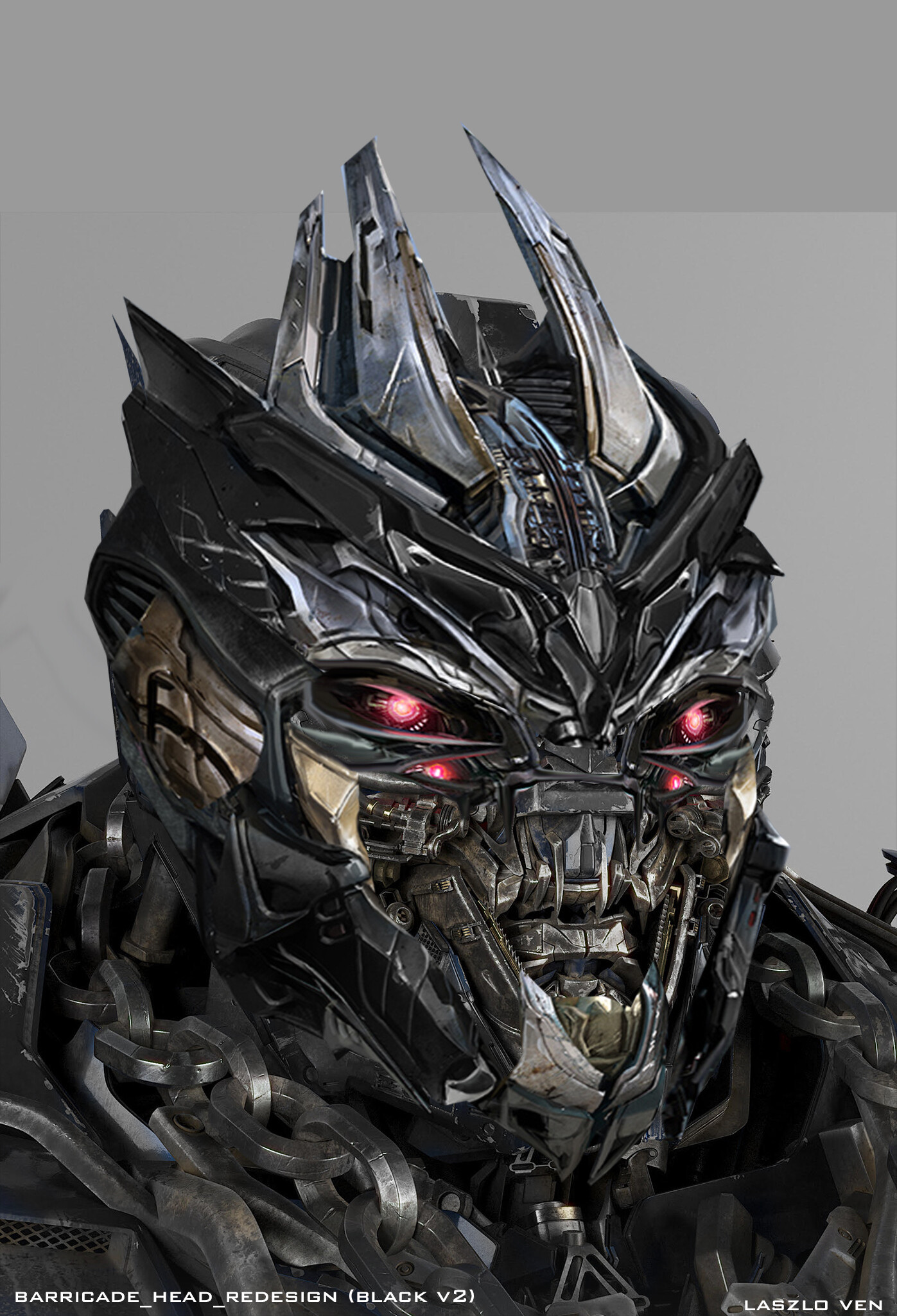 Transformers Barricade Face Barricade | Universal Studios Wiki