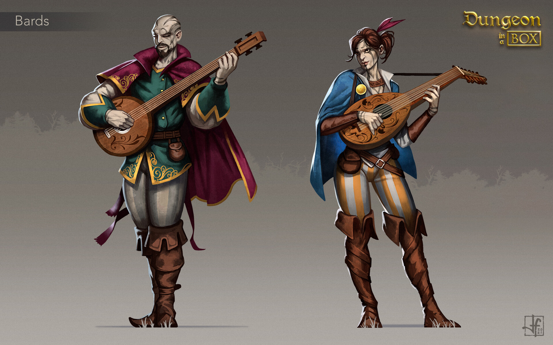 ArtStation - Dungeon in a BOX: Goliath - Bards