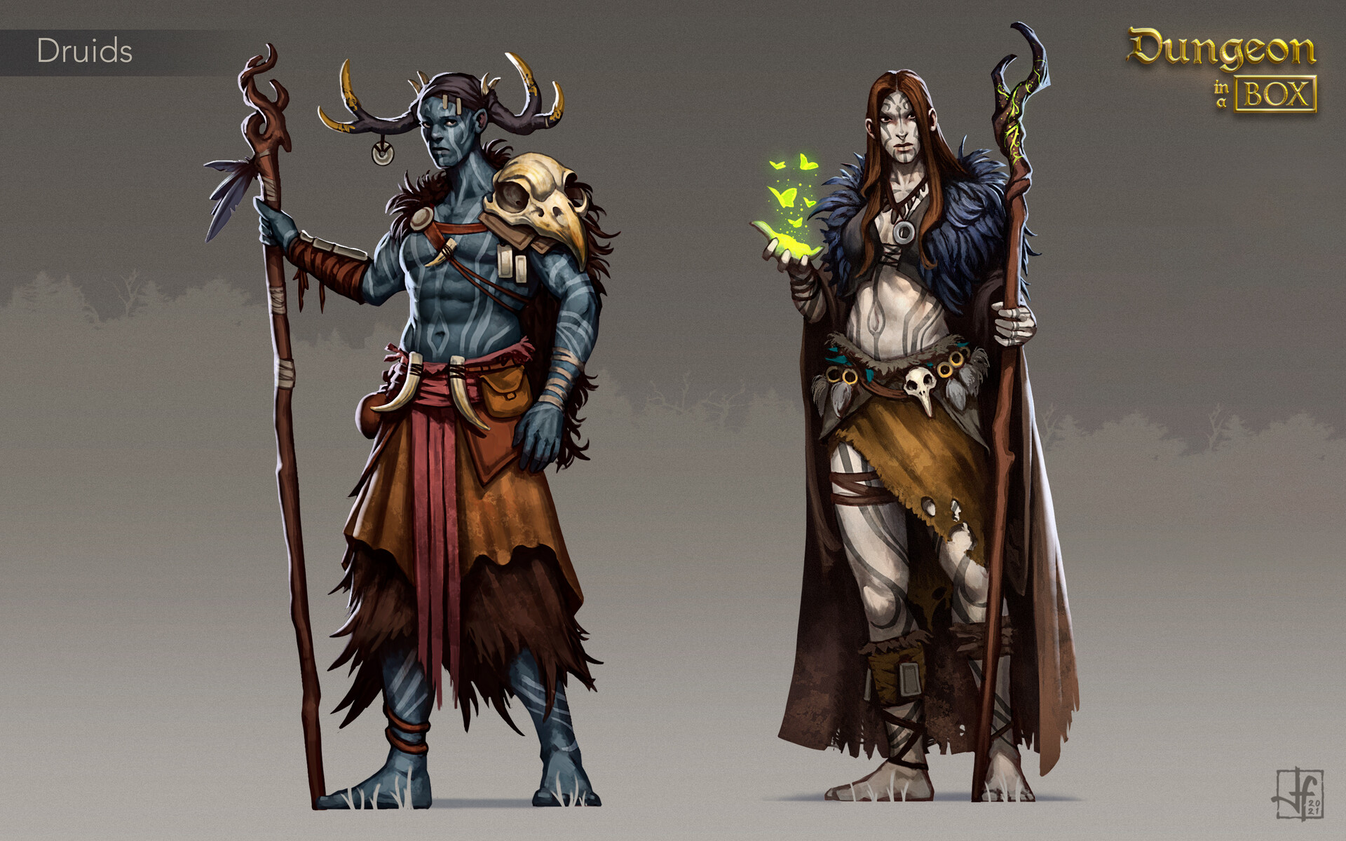 ArtStation - Dungeon in a BOX: Goliath - Druids