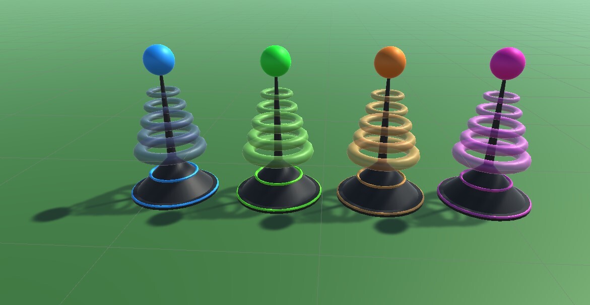 ArtStation - Circle Towers for Tower Defense